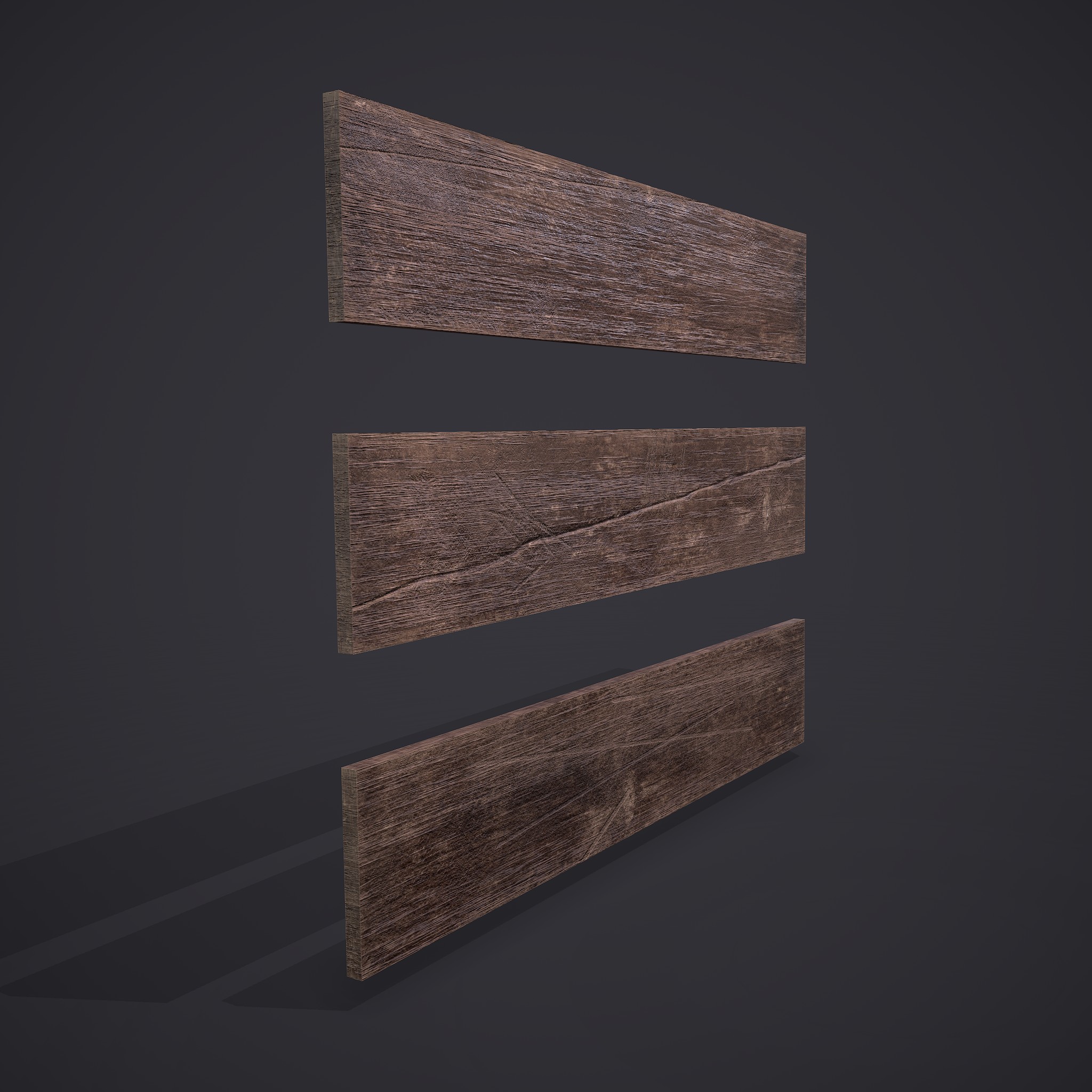Wood Planks - 3D Model by Get Dead Entertainment