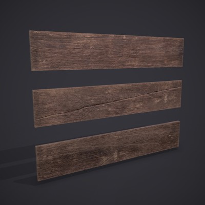Wood Planks - 3D Model by Get Dead Entertainment
