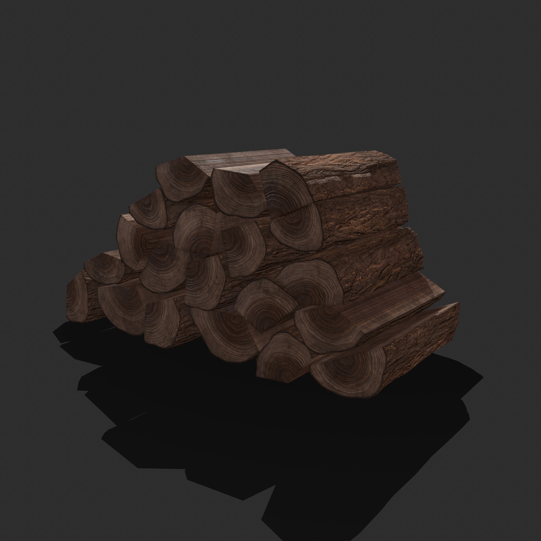 Wood Stack Pieces - 3D Model by Get Dead Entertainment