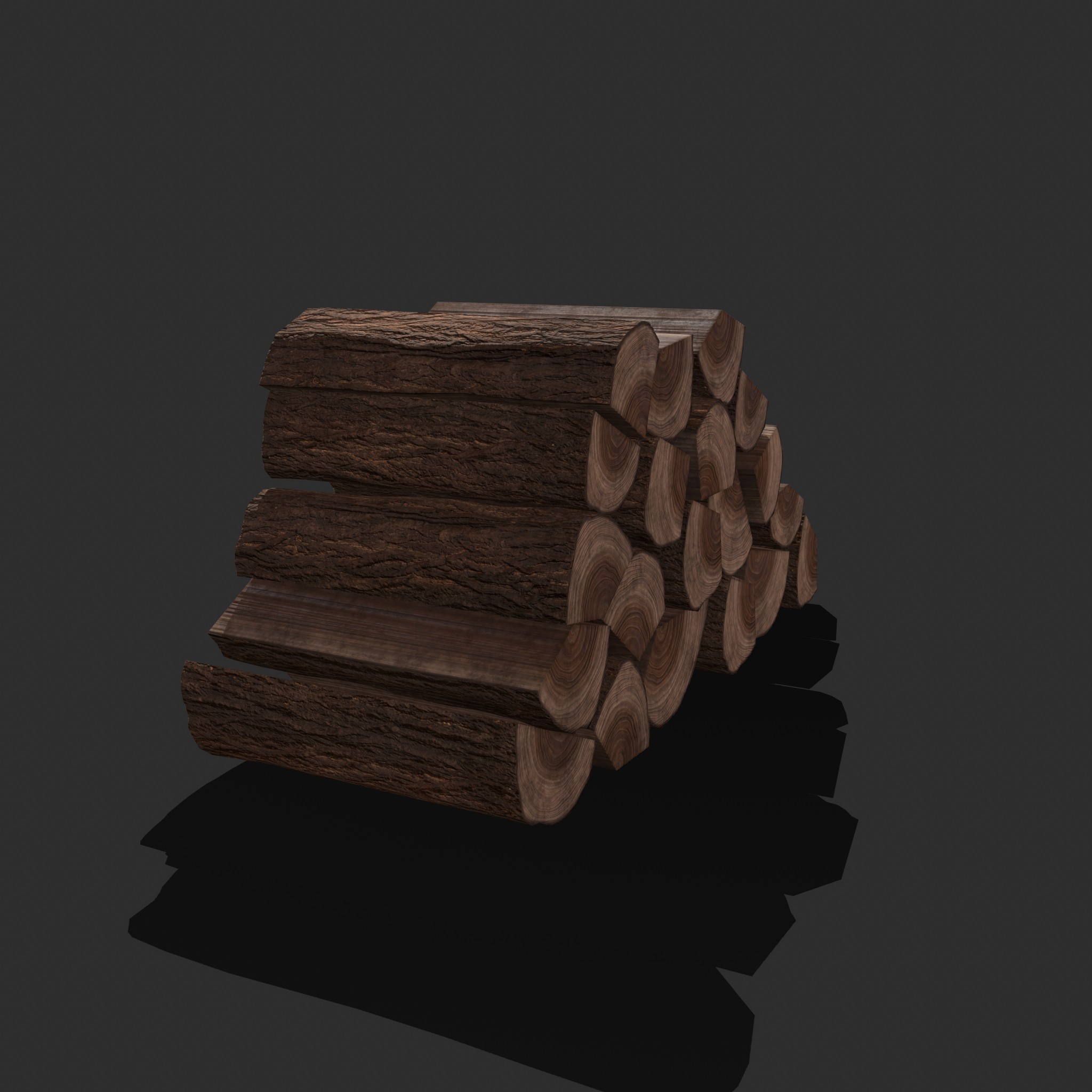 Wood Stack Pieces - 3D Model by Get Dead Entertainment