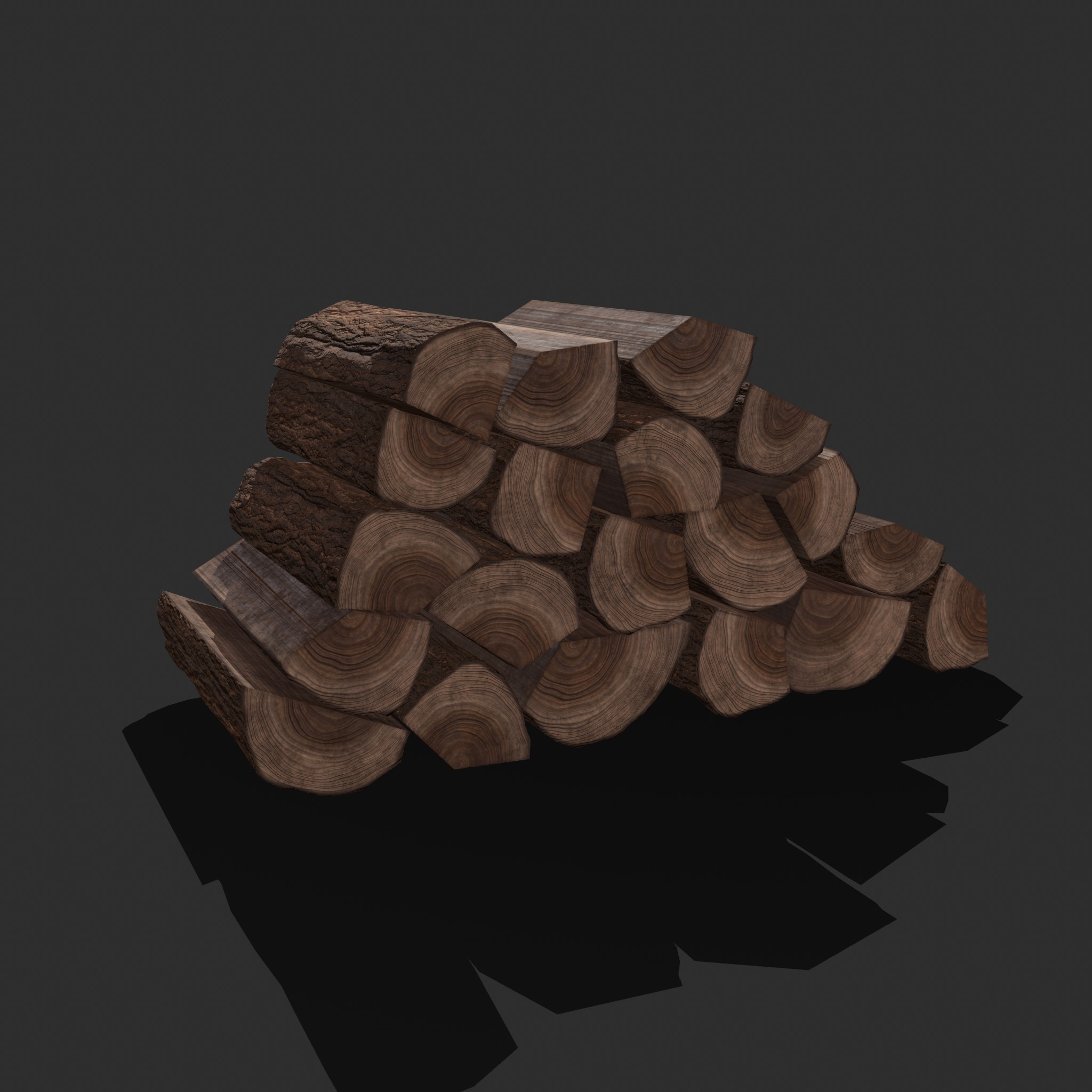 Wood Stack Pieces - 3D Model by Get Dead Entertainment