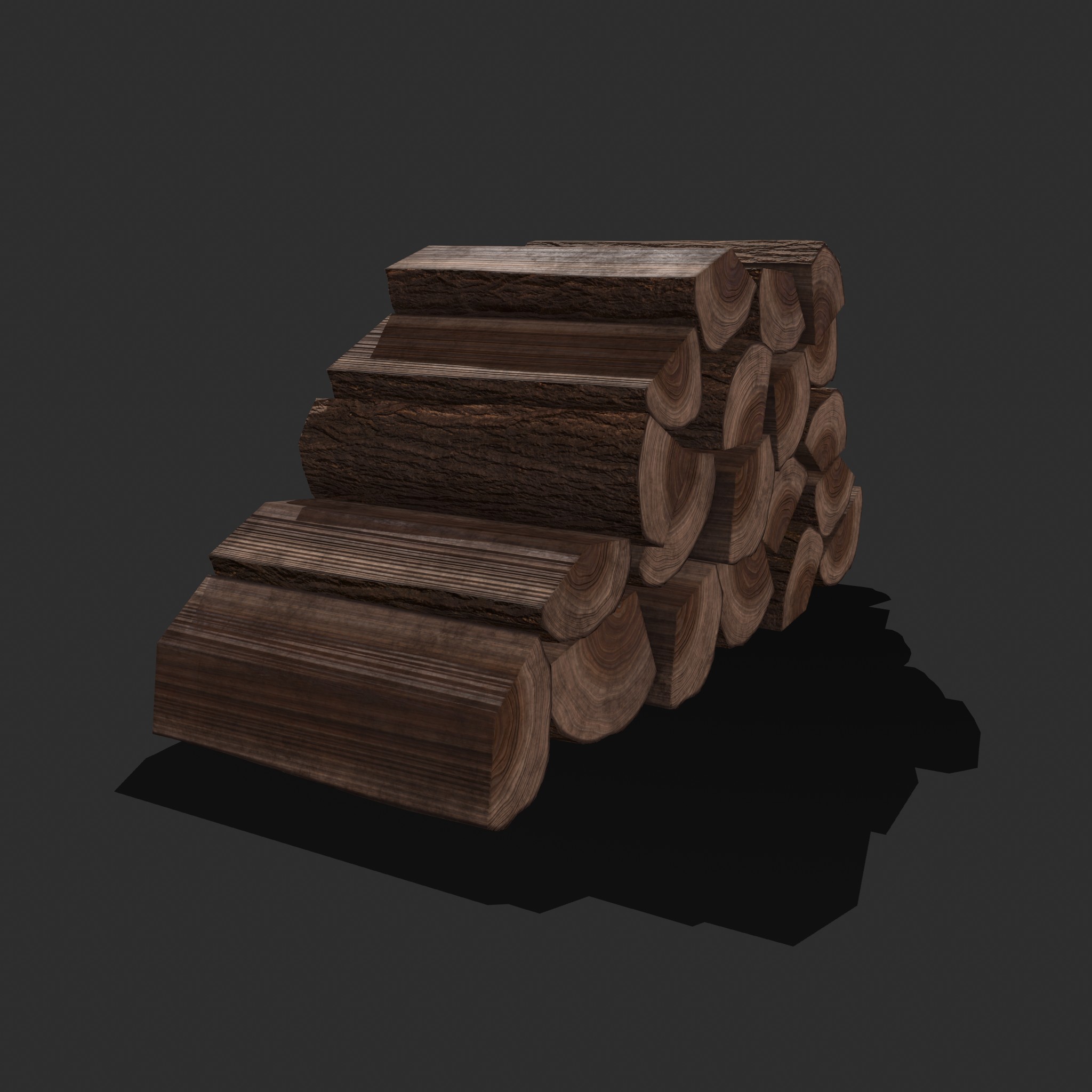 Wood Stack Pieces - 3D Model by Get Dead Entertainment