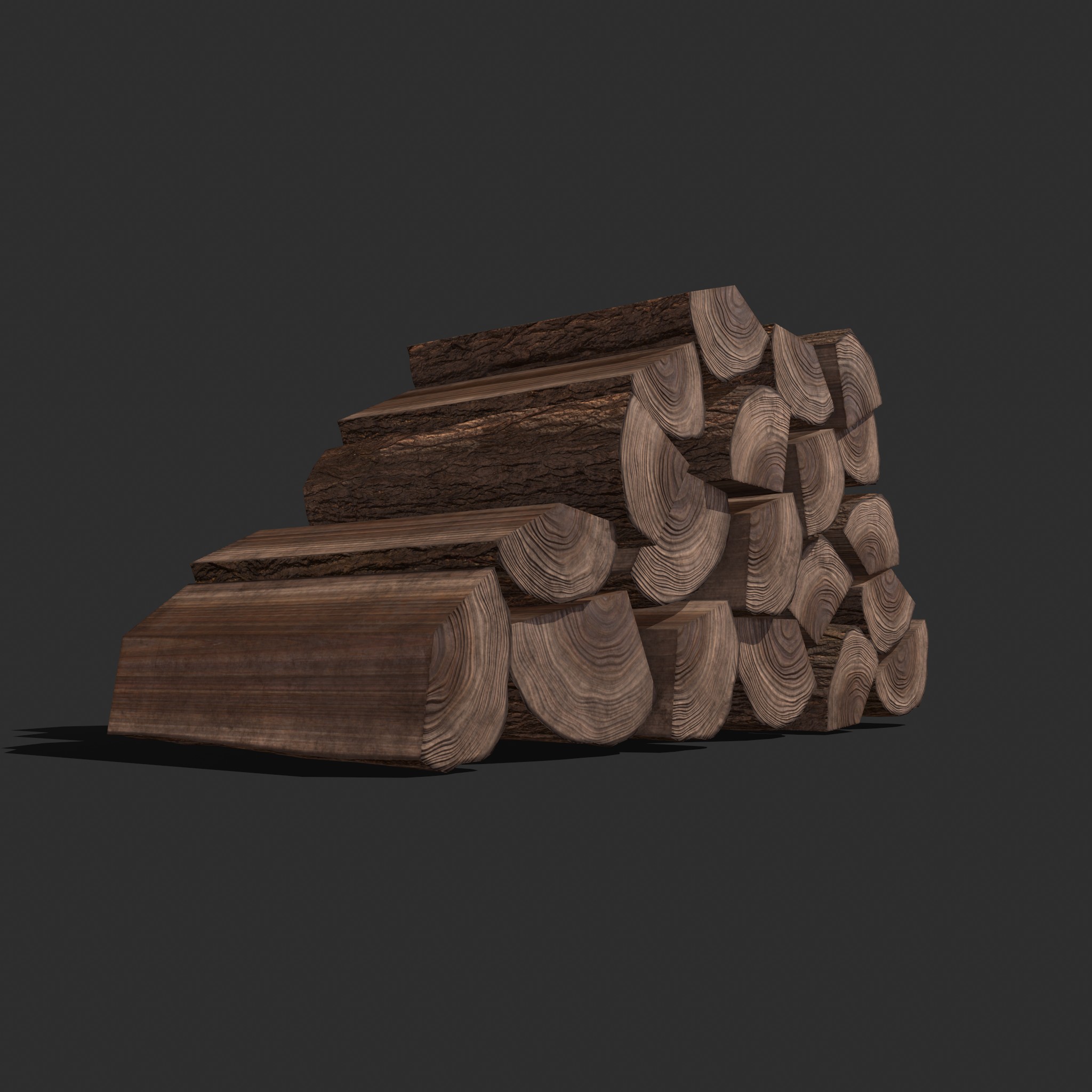Wood Stack Pieces - 3D Model by Get Dead Entertainment
