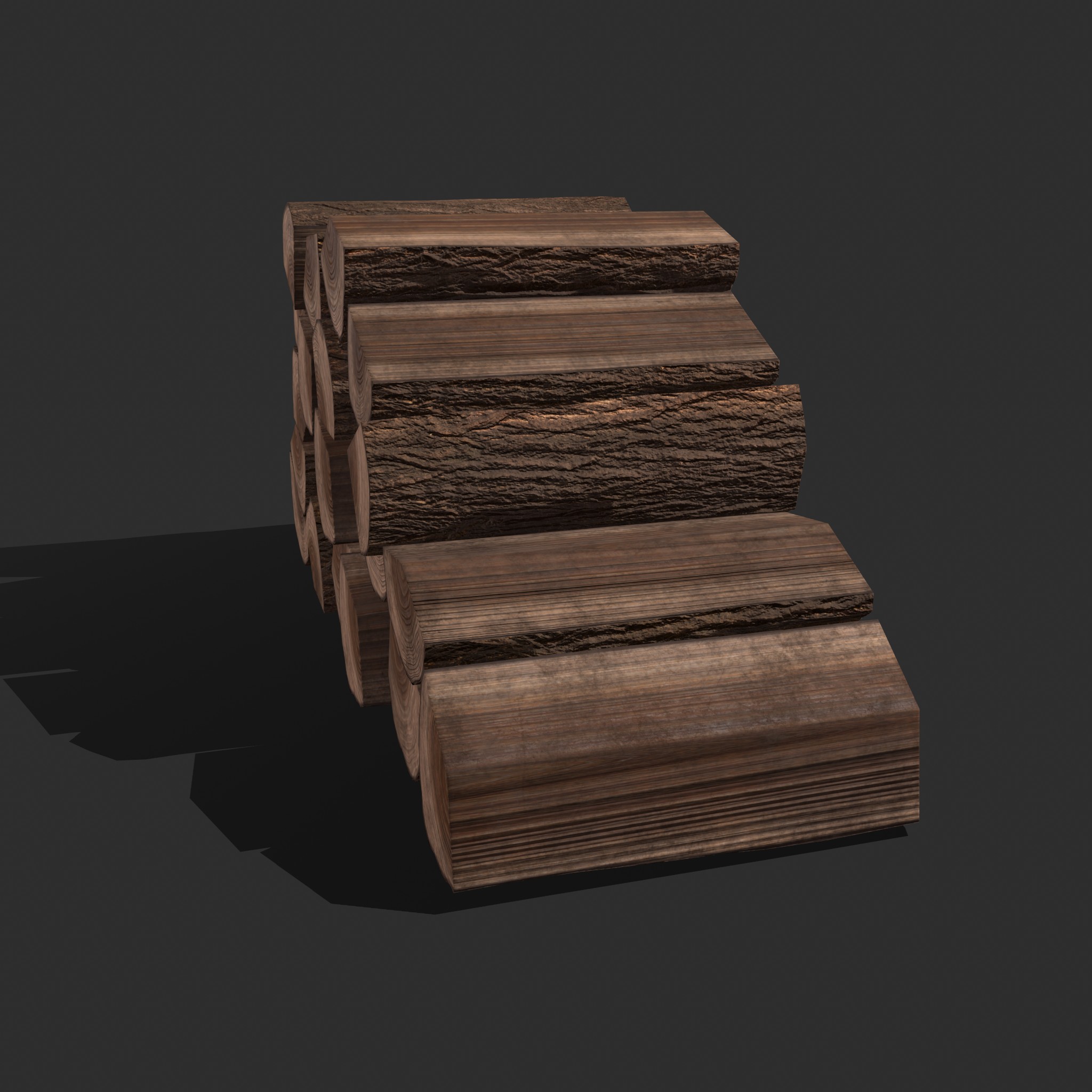 Wood Stack Pieces - 3D Model by Get Dead Entertainment
