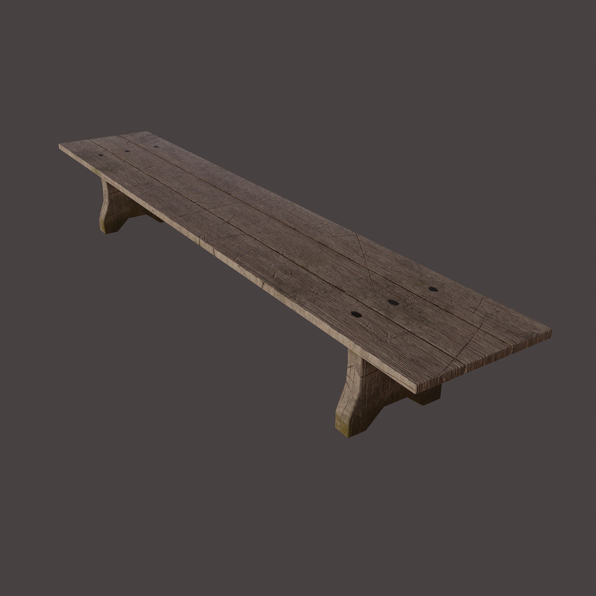 Wooden Bench - Free 3D Model by Get Dead Entertainment