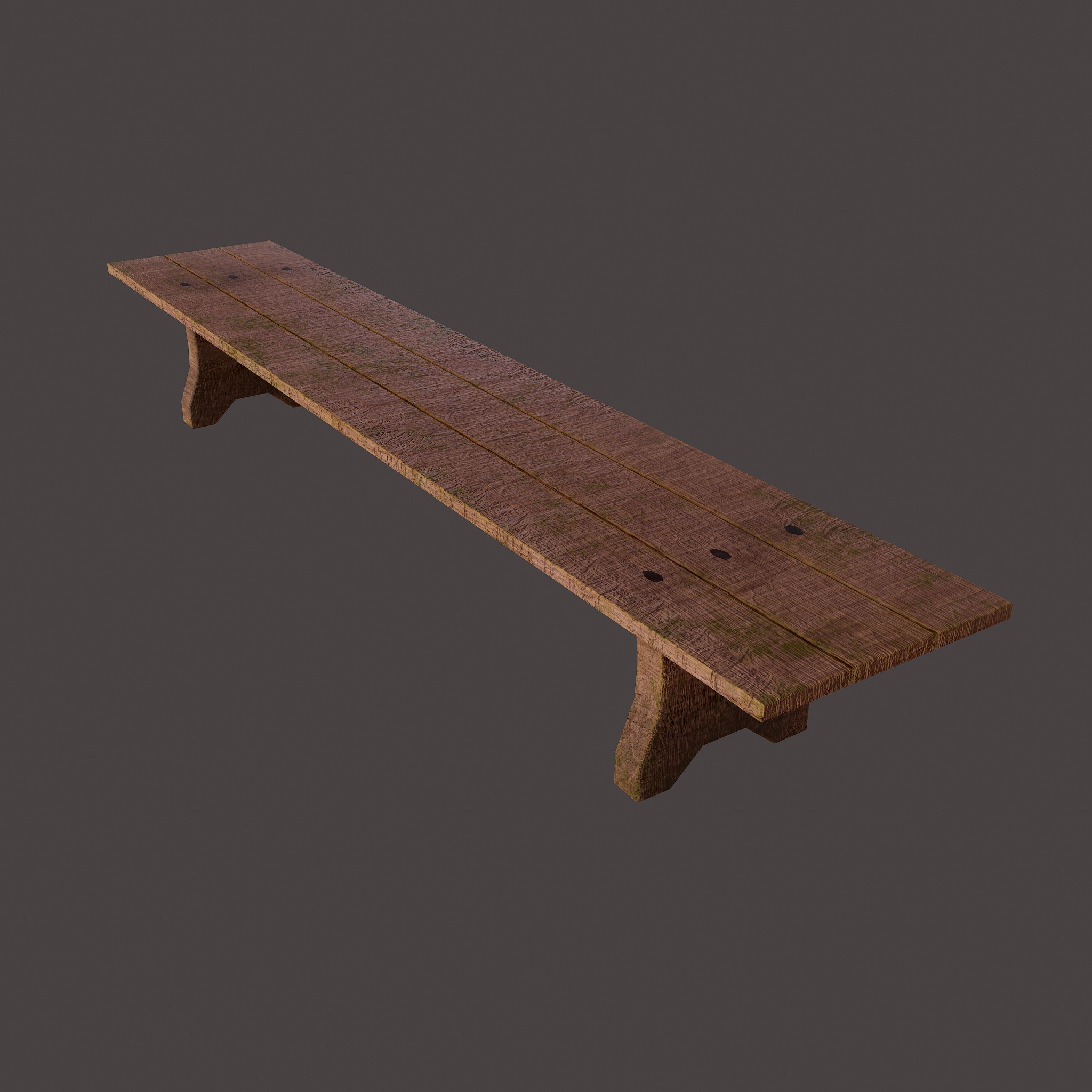Wooden Bench - Free 3D Model by Get Dead Entertainment