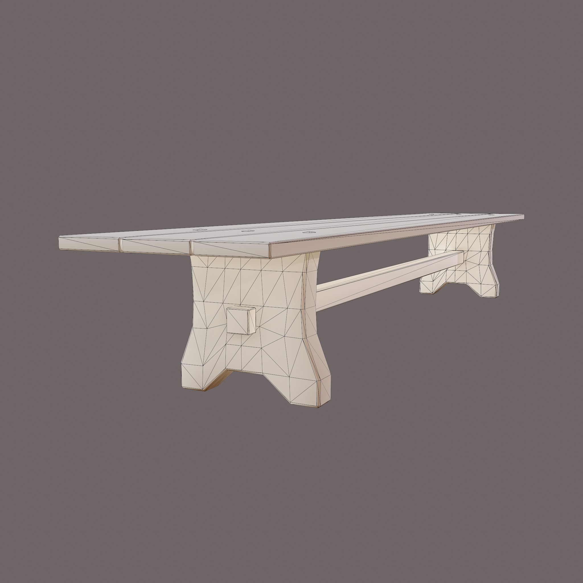 Wooden Bench - Free 3D Model by Get Dead Entertainment