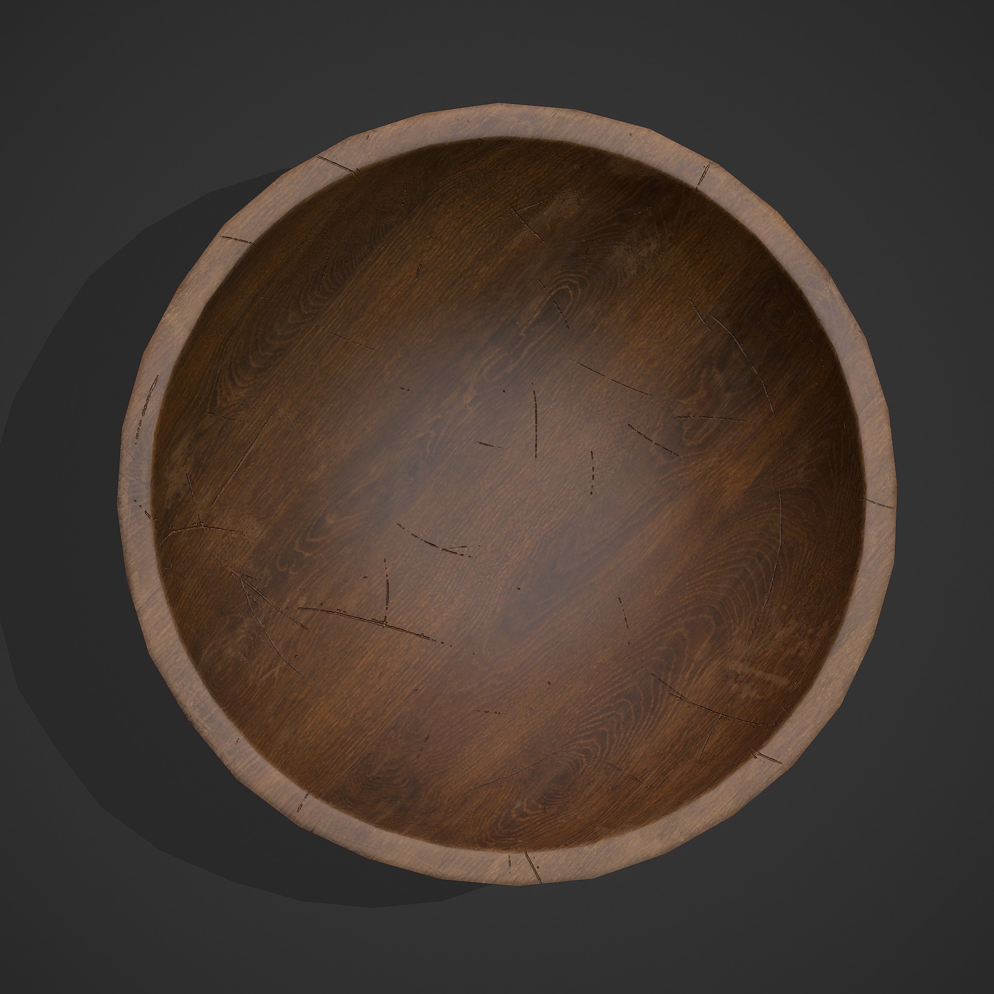 Wooden Bowl 3 - 3D Model by Get Dead Entertainment