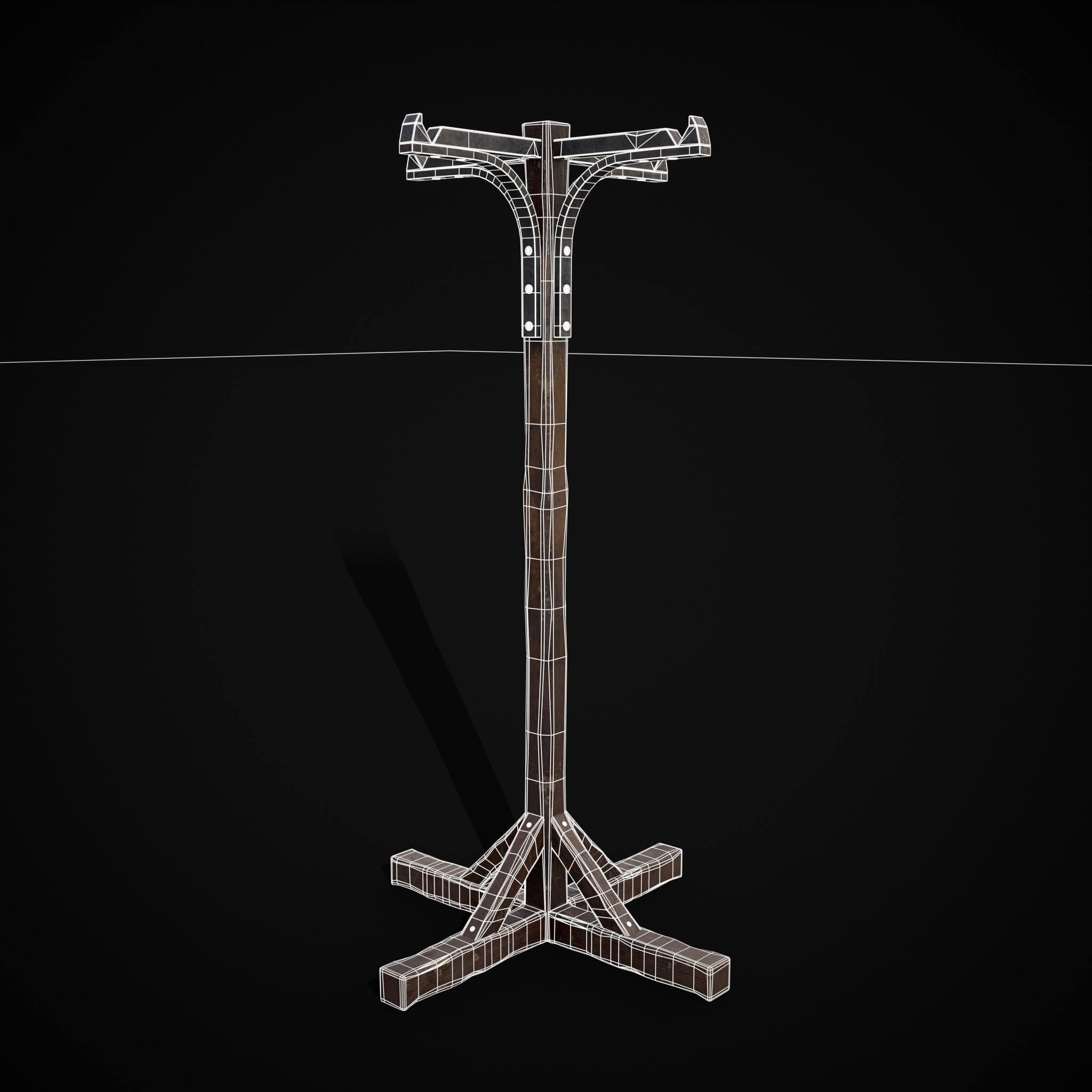 Wooden Bucket Stand - 3D Model by Get Dead Entertainment