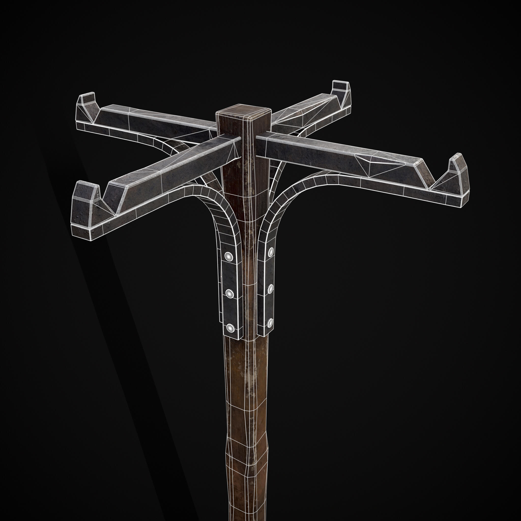 Wooden Bucket Stand - 3D Model by Get Dead Entertainment