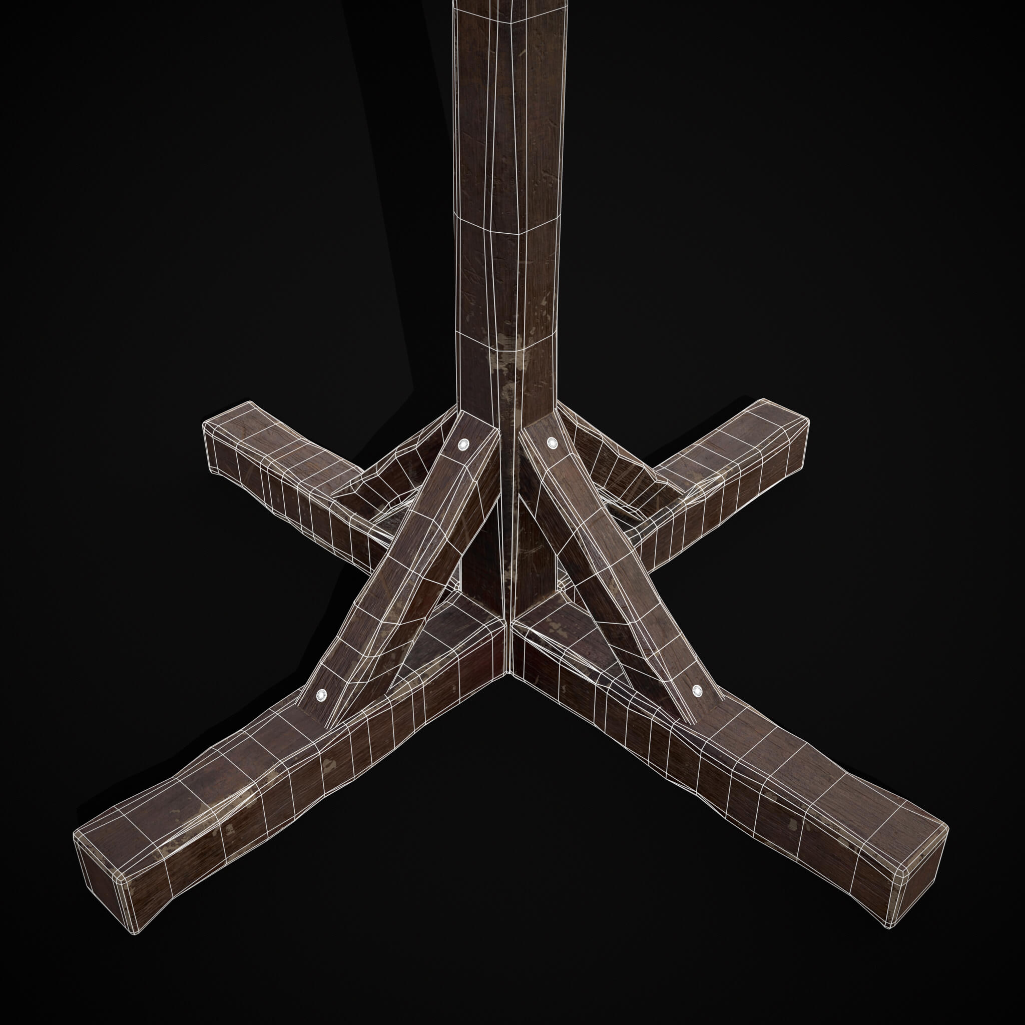 Wooden Bucket Stand - 3D Model by Get Dead Entertainment