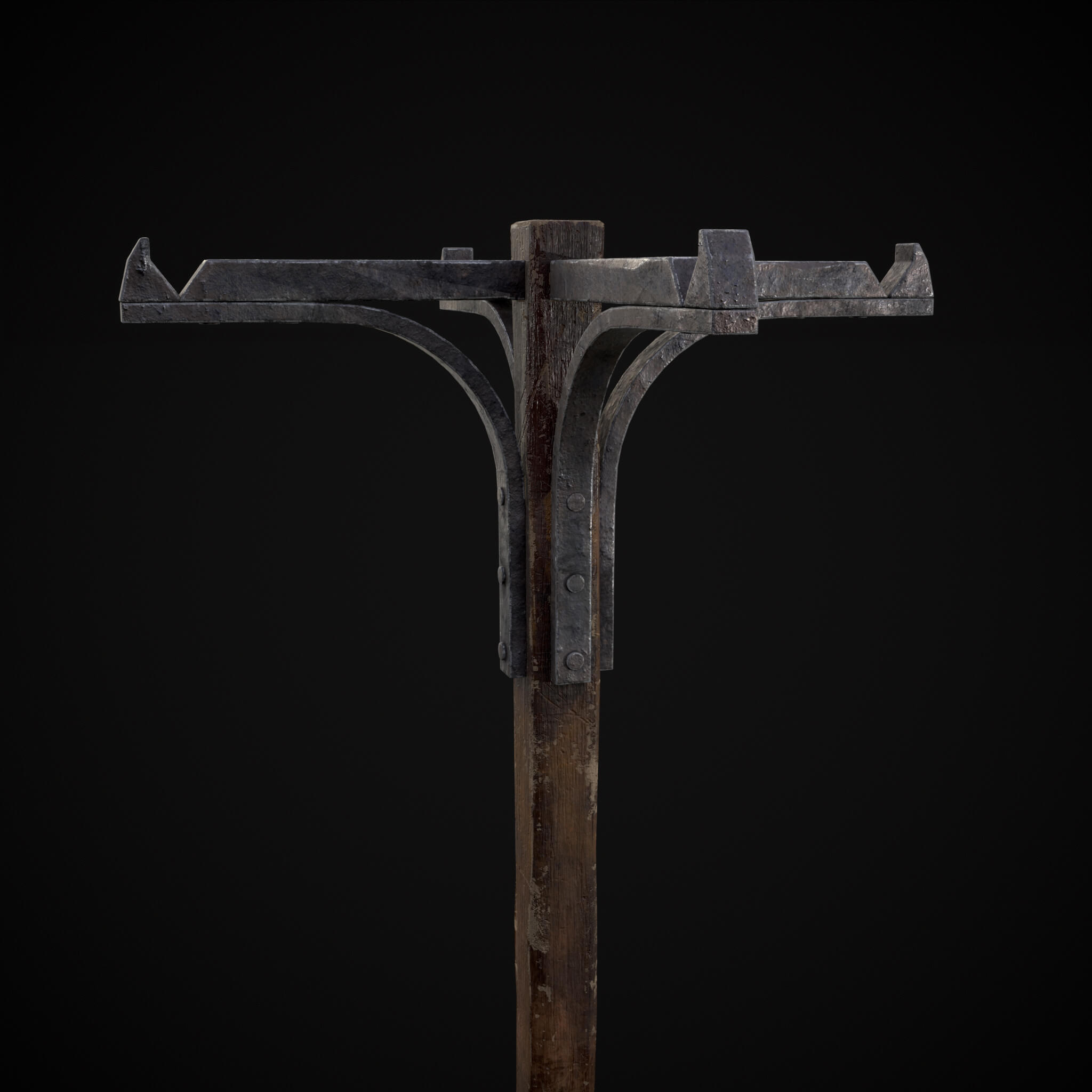 Wooden Bucket Stand - 3D Model by Get Dead Entertainment