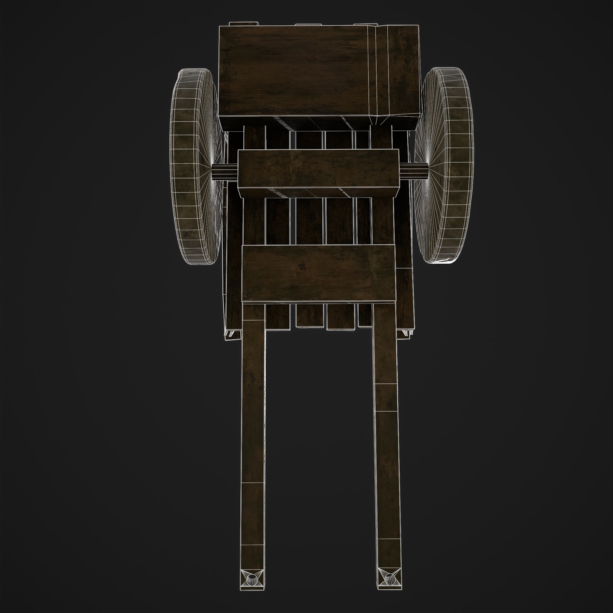 Wooden Cart Planked Hinges - 3D Model by Get Dead Entertainment