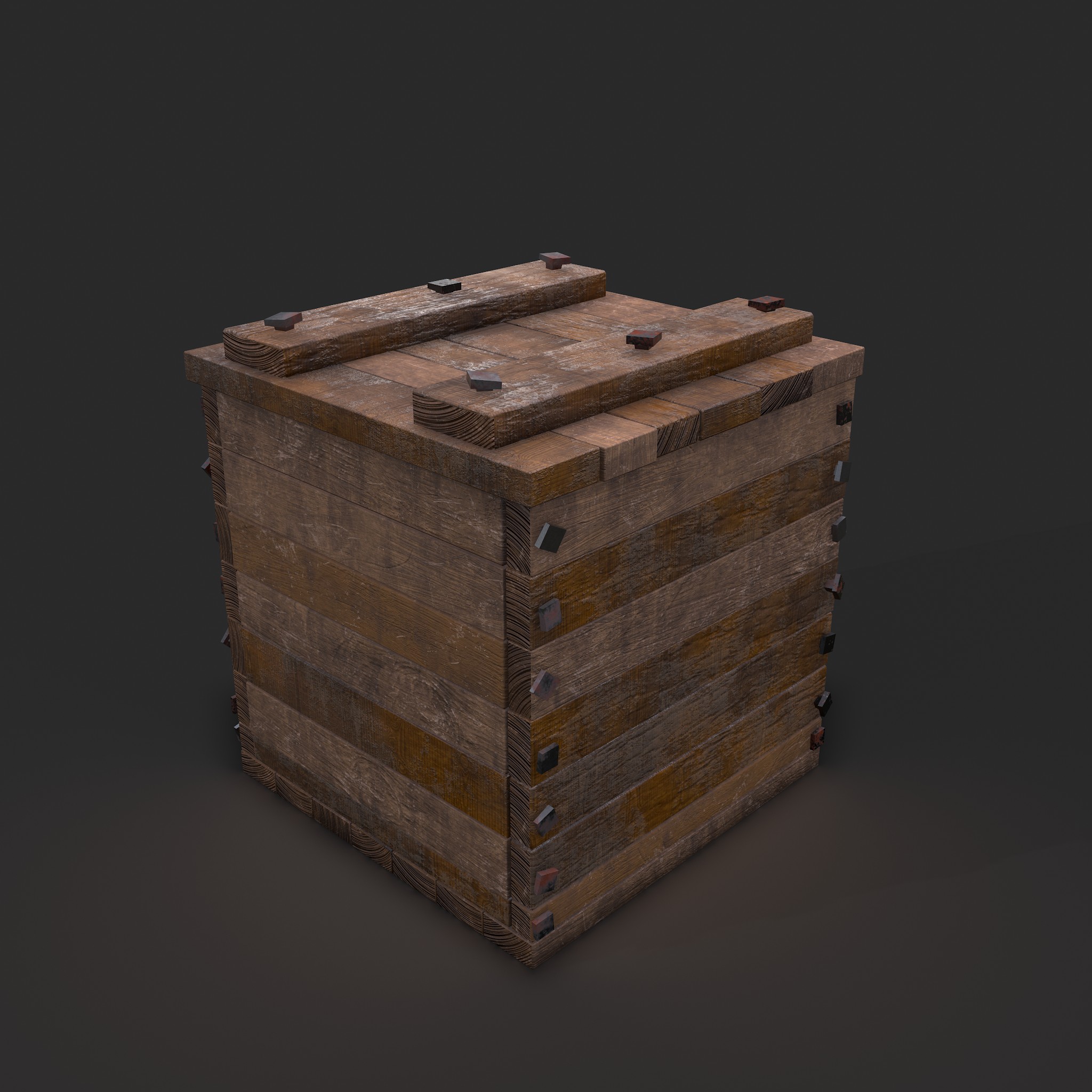 Wooden Crate - 3D Model by Get Dead Entertainment