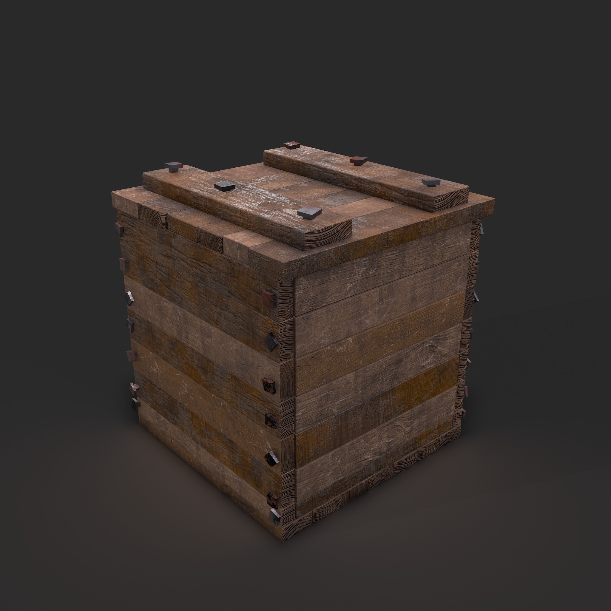 Wooden Crate - 3D Model by Get Dead Entertainment
