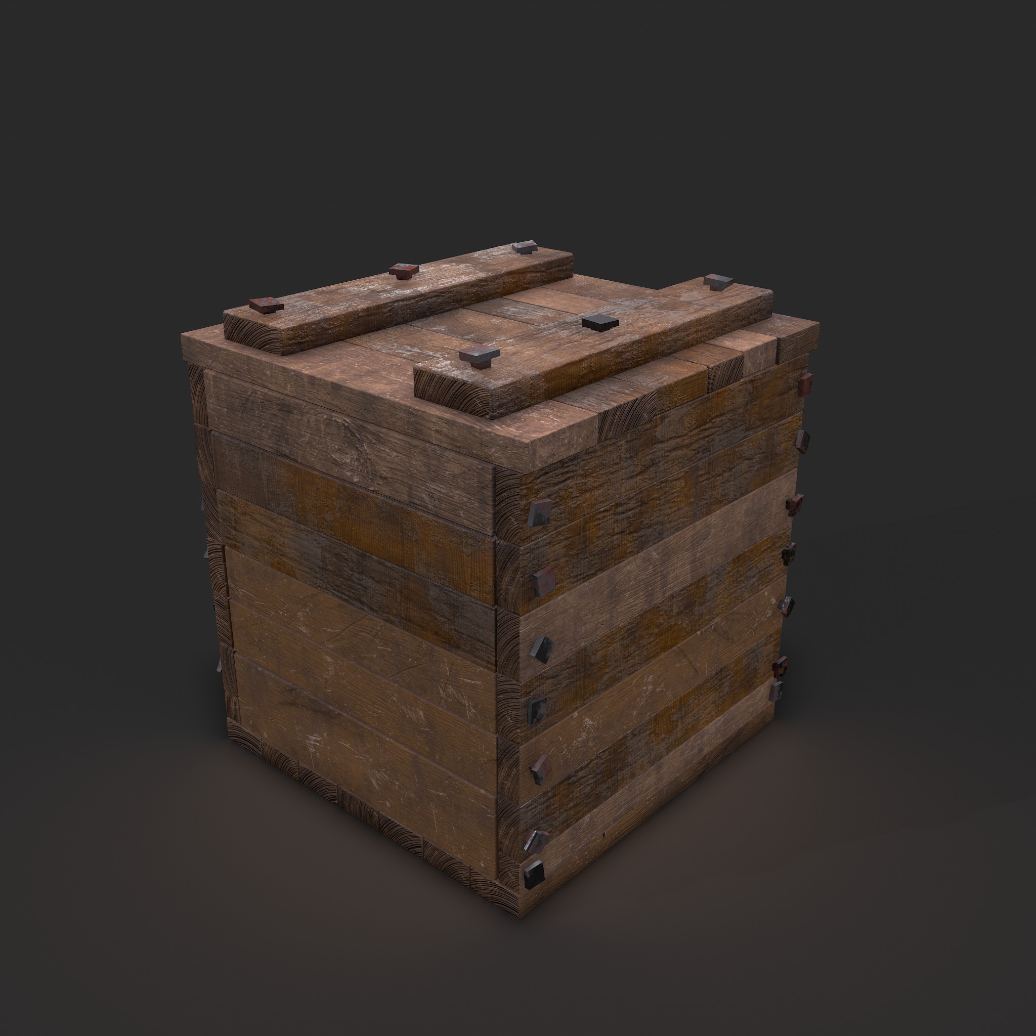 Wooden Crate - 3D Model by Get Dead Entertainment