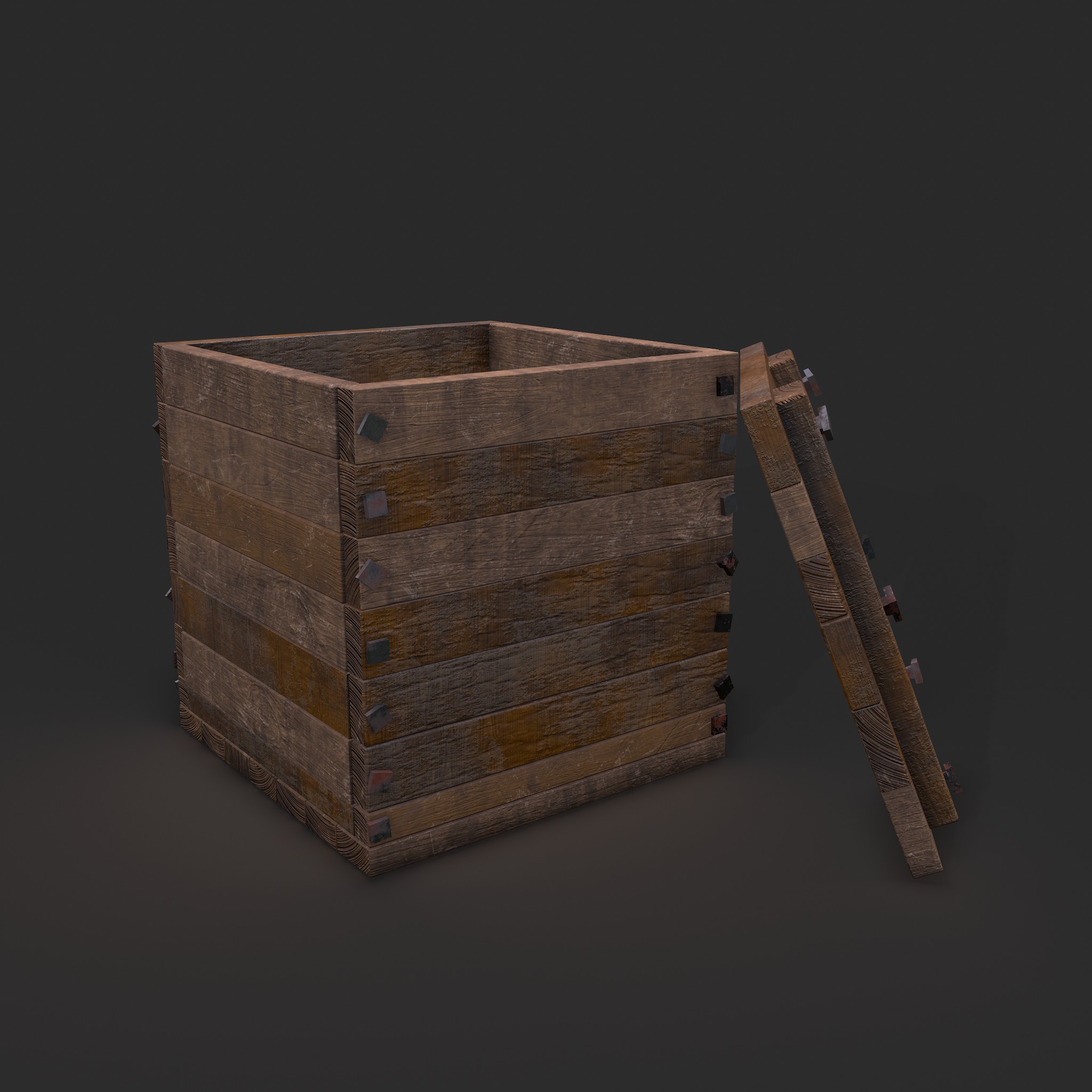 Wooden Crate - 3D Model by Get Dead Entertainment