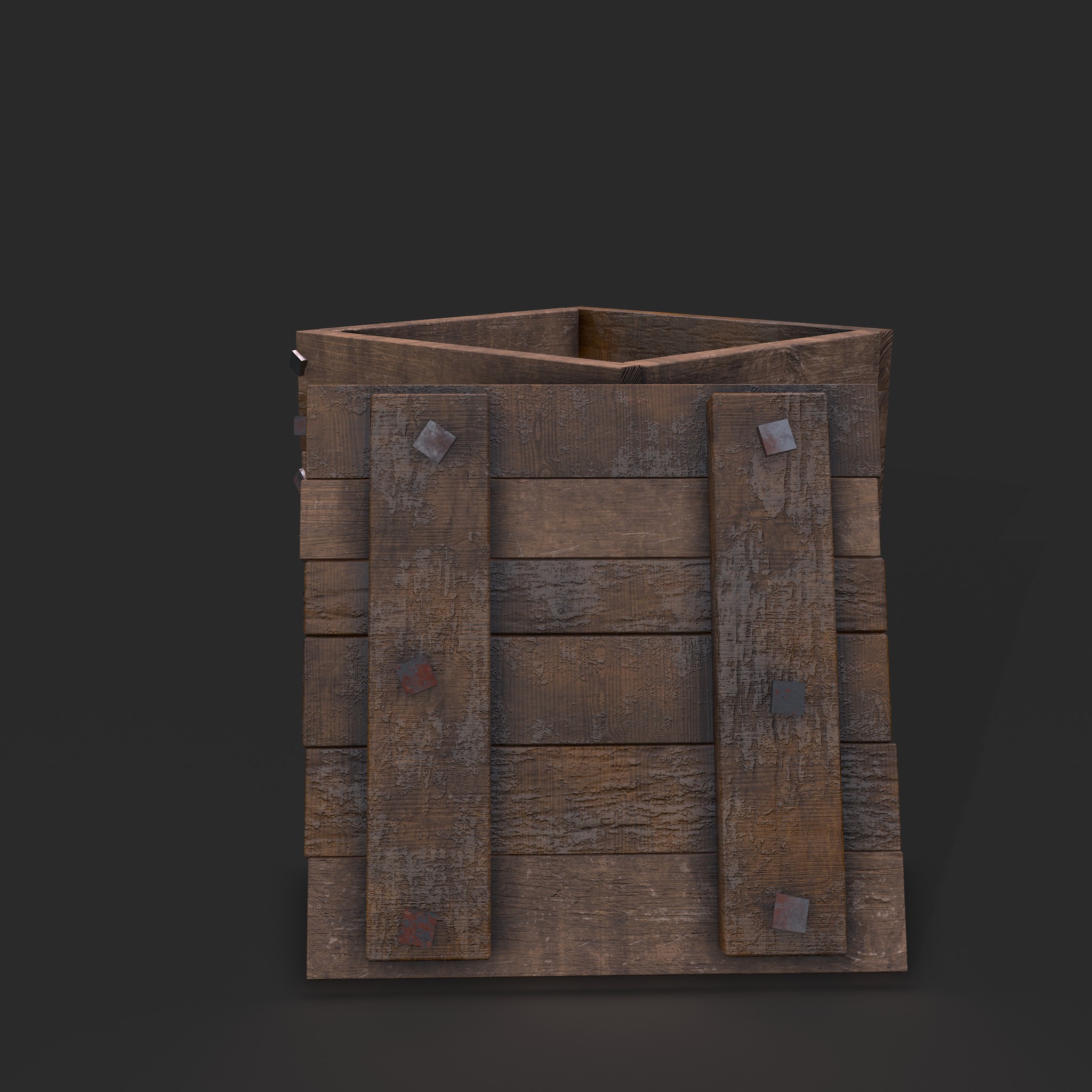 Wooden Crate - 3D Model by Get Dead Entertainment