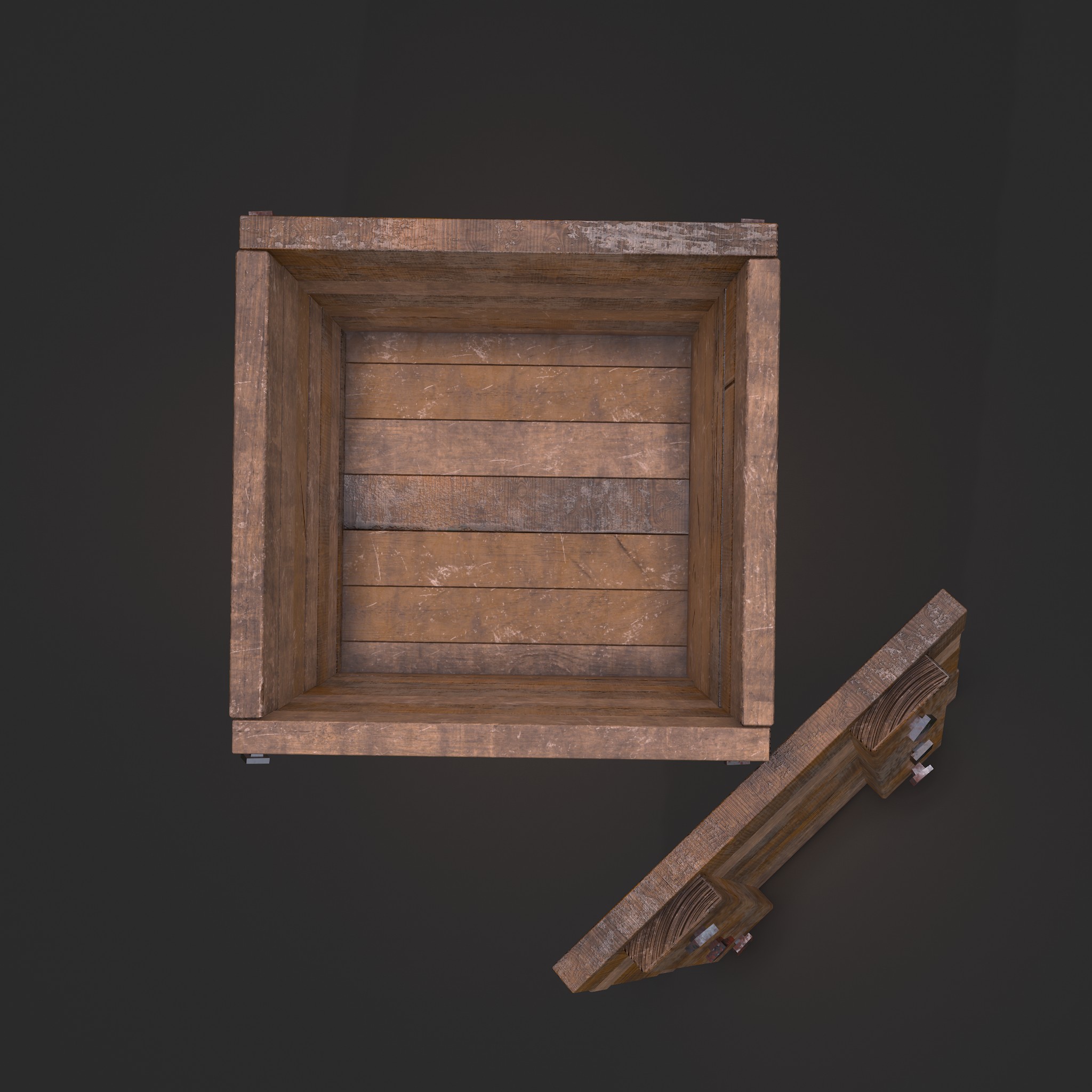 Wooden Crate - 3D Model by Get Dead Entertainment