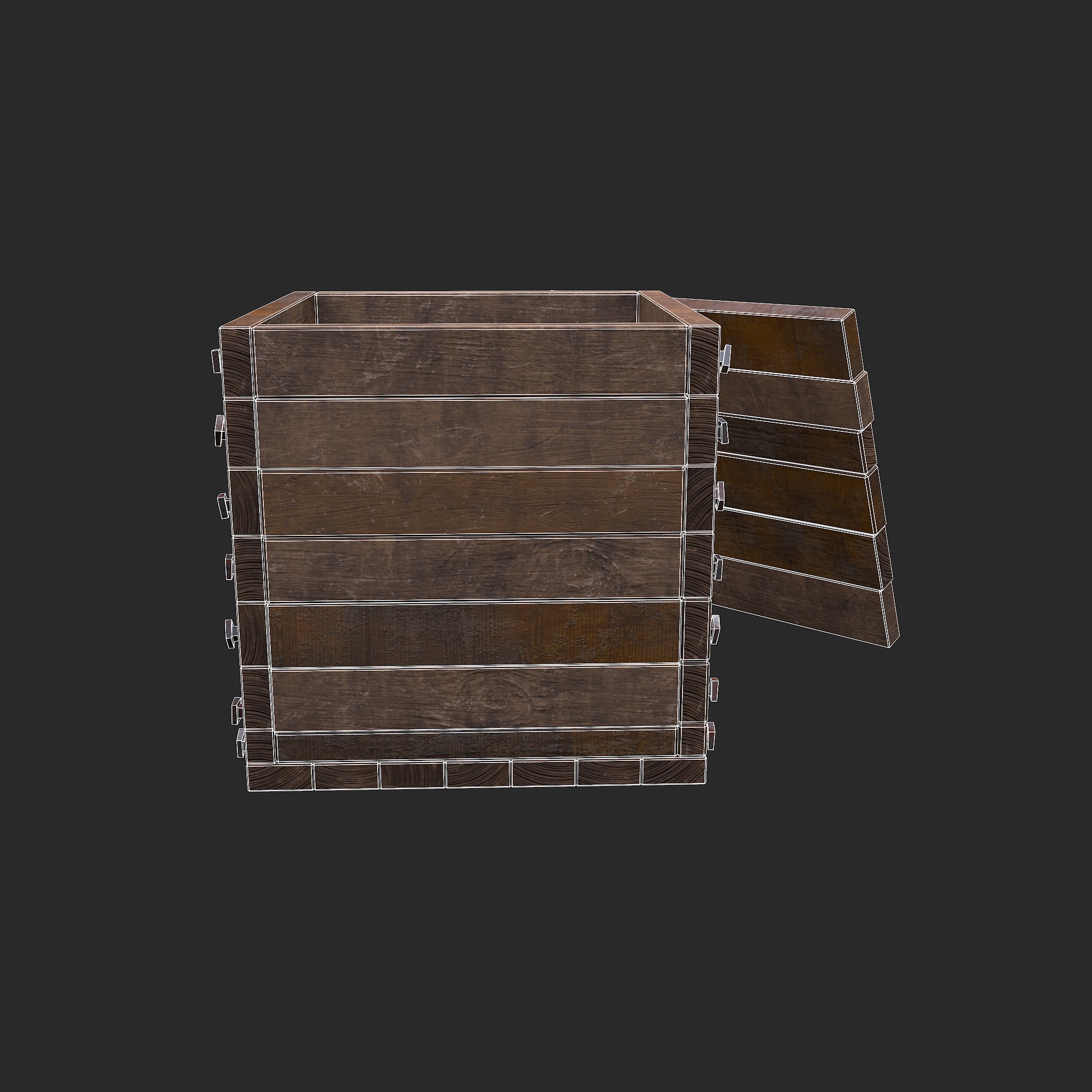 Wooden Crate - 3D Model by Get Dead Entertainment
