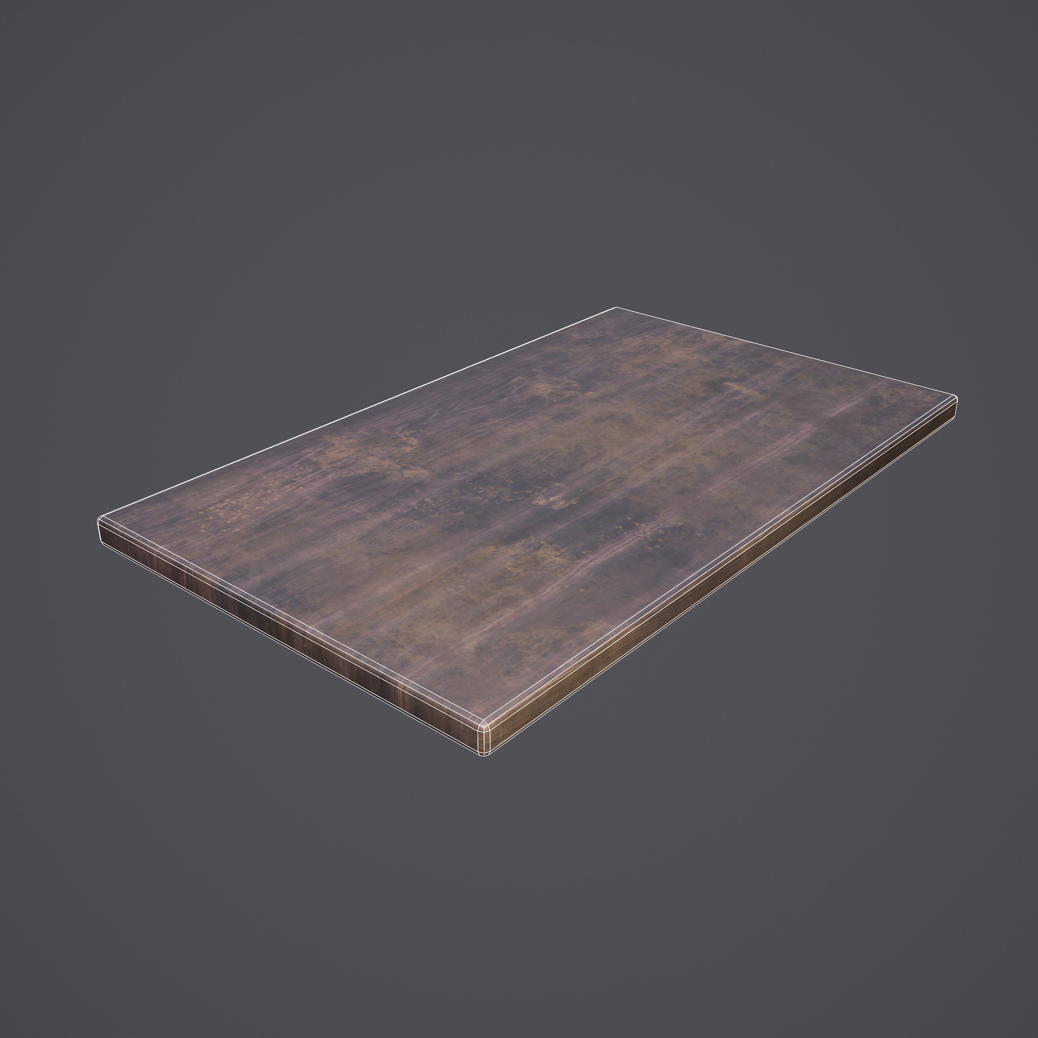 Wooden Display Board - 3D Model by Get Dead Entertainment