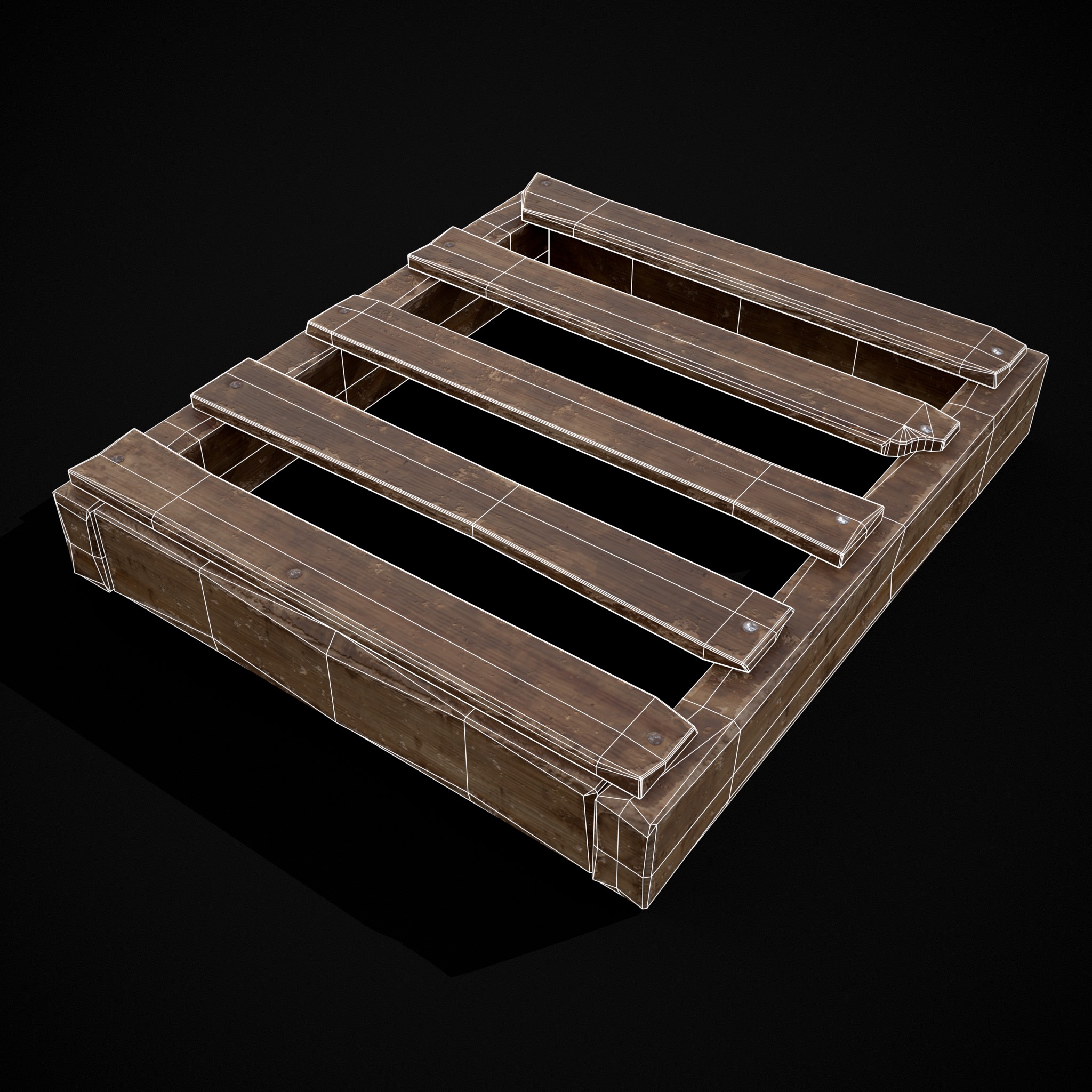 Wooden Medieval Dish Washing Set - 3D Model by Get Dead Entertainment