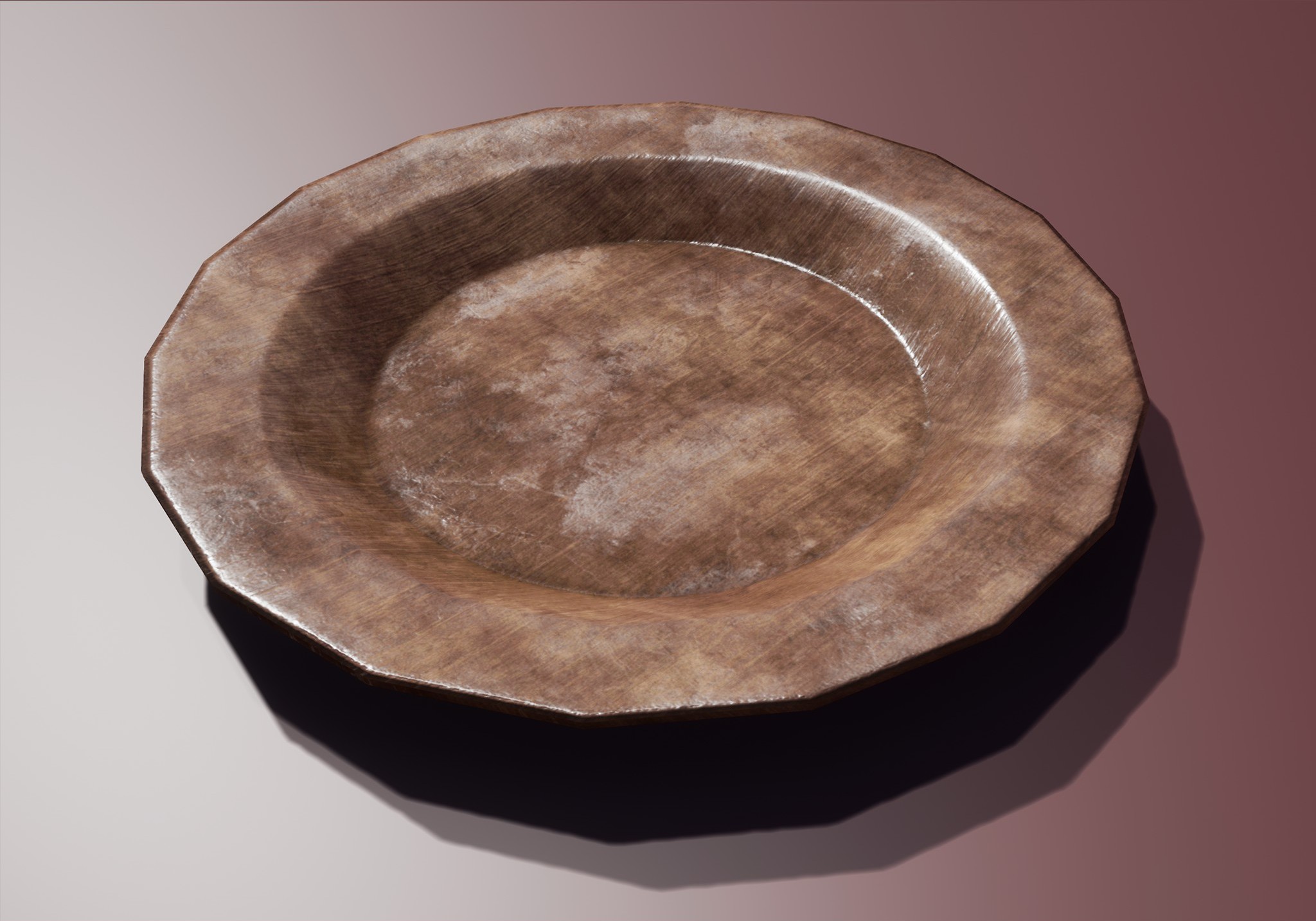 Wooden Plate - Free 3D Model by Get Dead Entertainment
