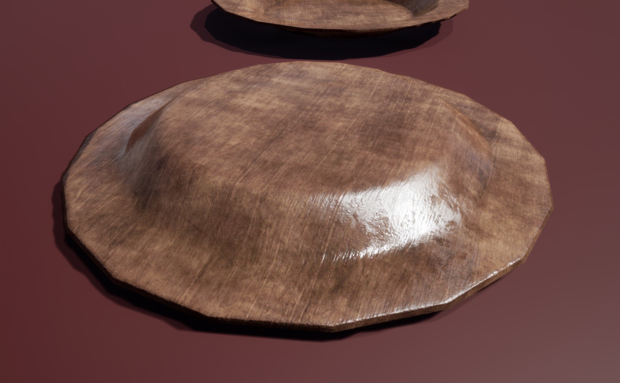 Wooden Plate - Free 3D Model by Get Dead Entertainment