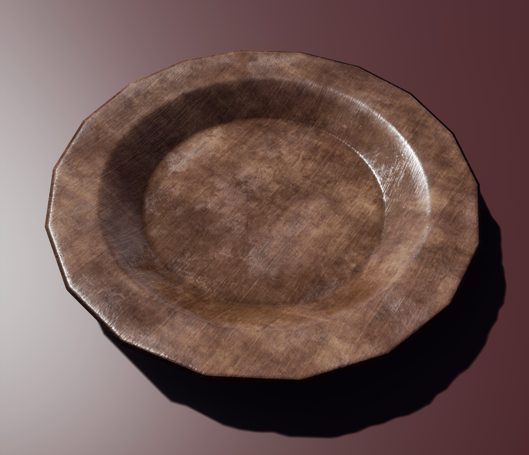 Wooden Plate - Free 3D Model by Get Dead Entertainment
