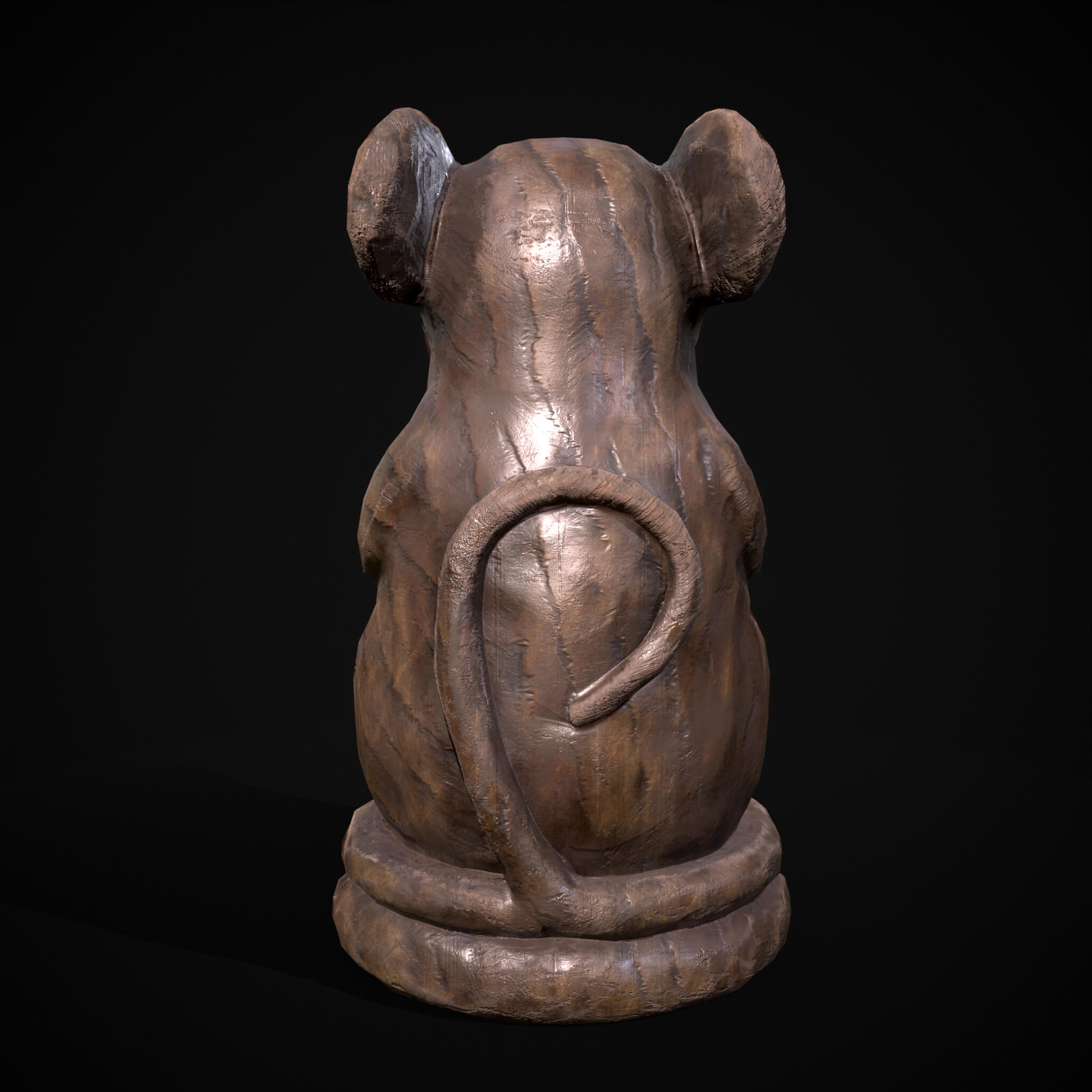 Wooden Praying Mouse Toy - 3D Model by Get Dead Entertainment