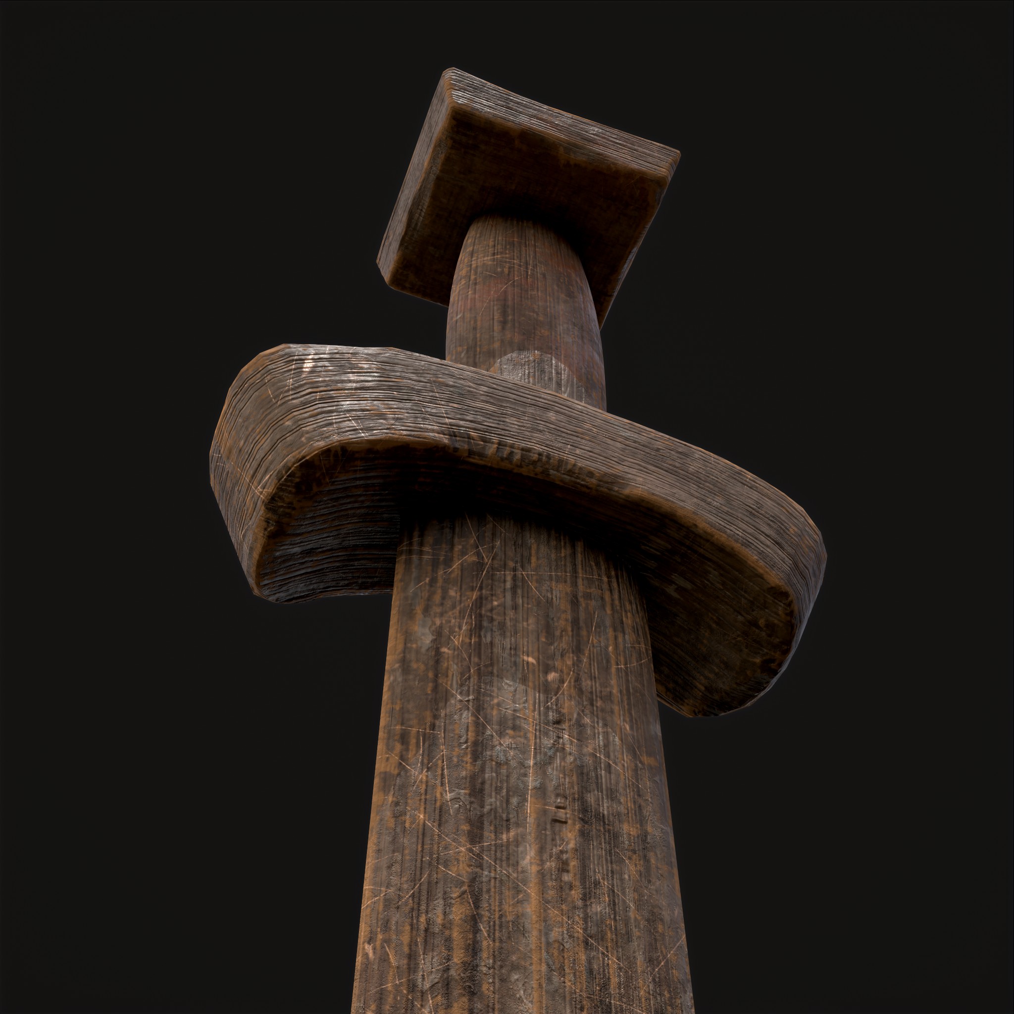 Wooden Toy Short Sword - 3D Model by Get Dead Entertainment