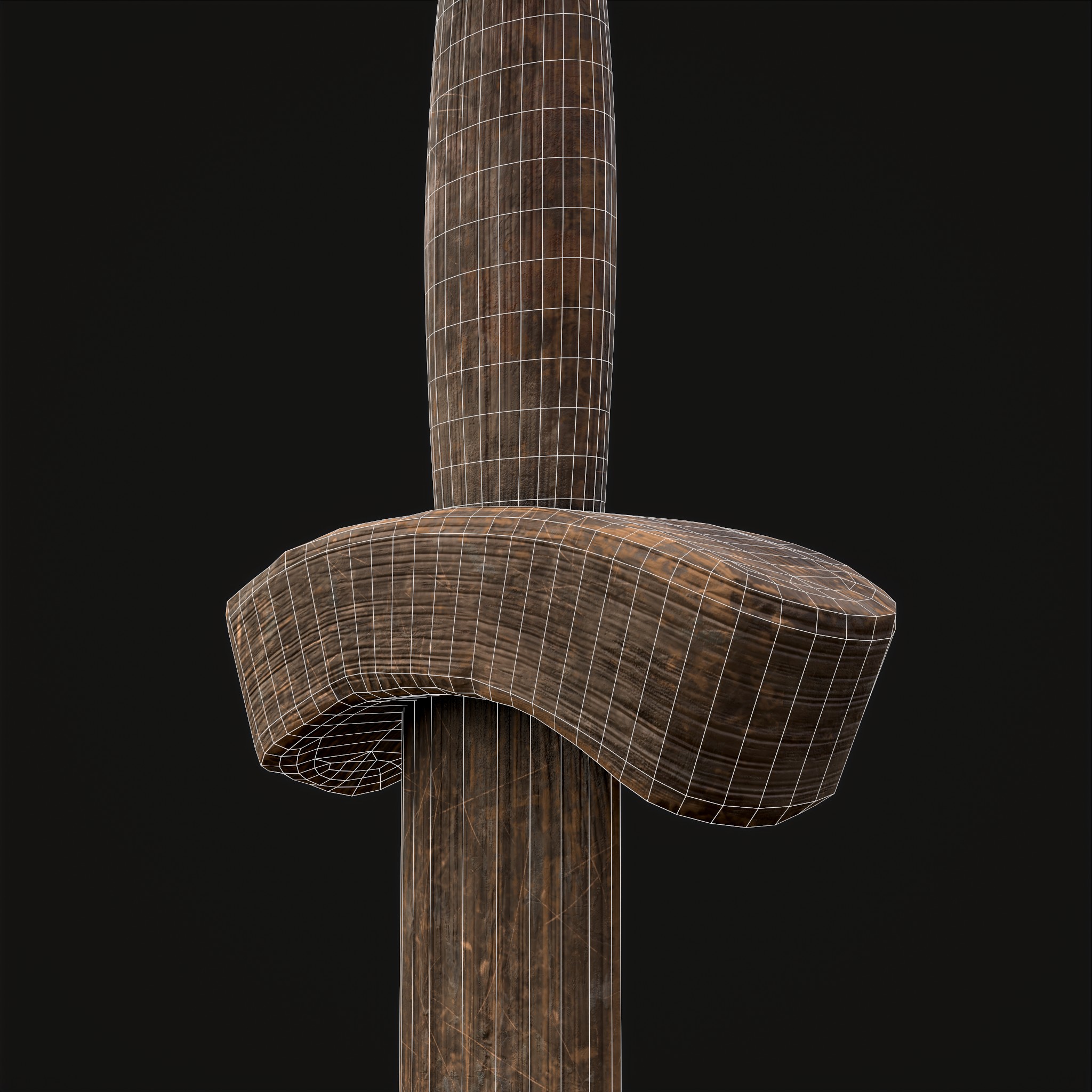 Wooden Toy Short Sword - 3D Model by Get Dead Entertainment