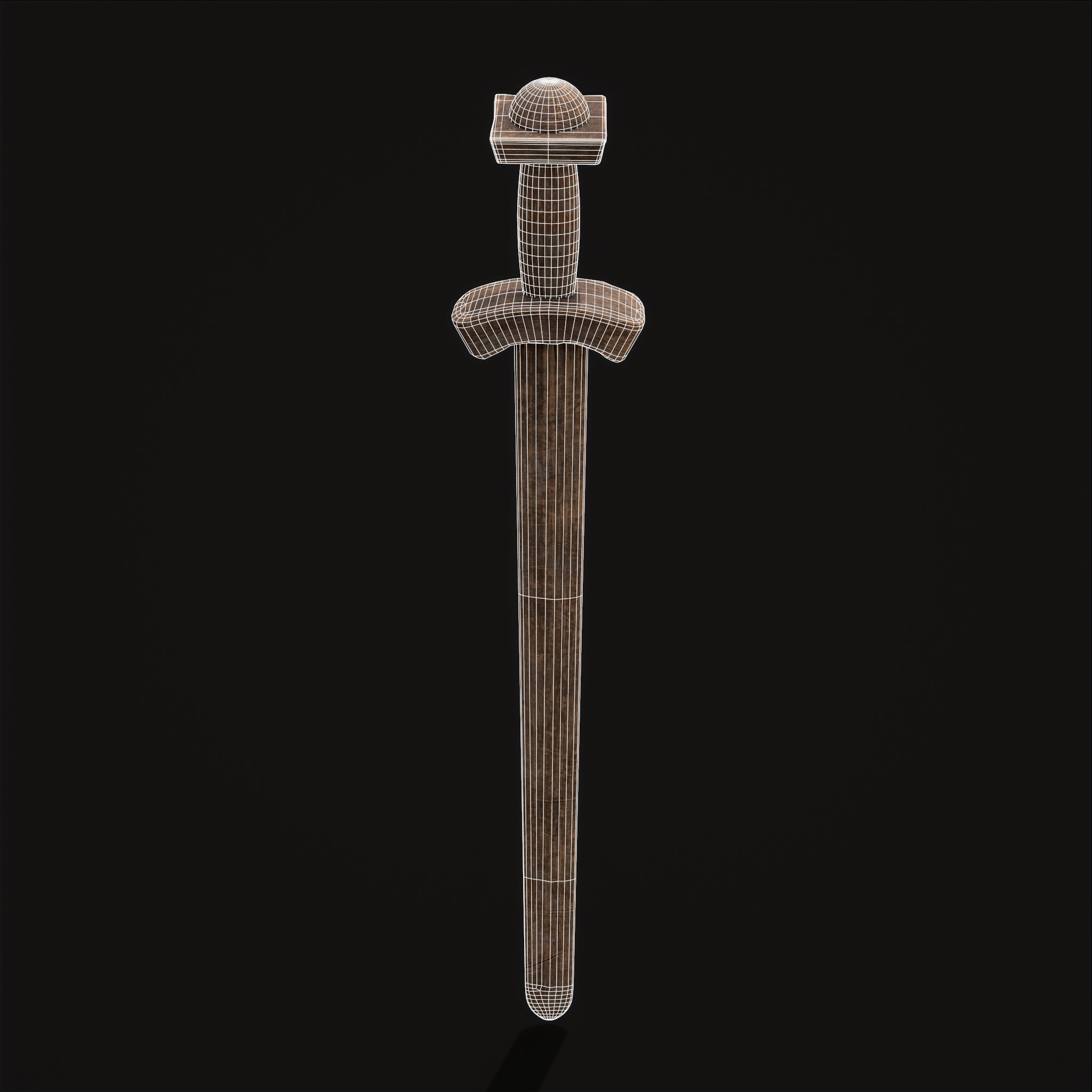 Wooden Toy Short Sword - 3D Model by Get Dead Entertainment