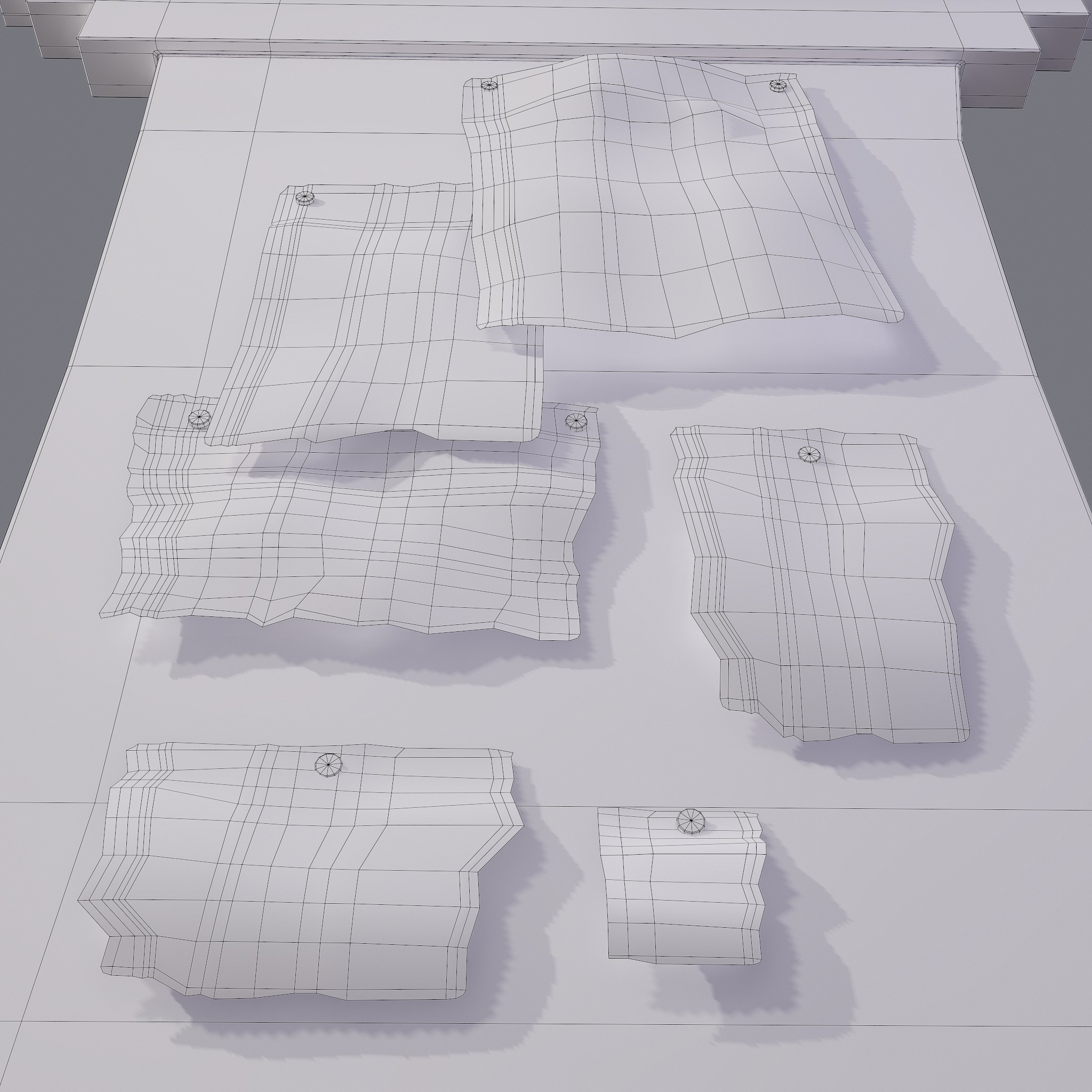 Worn Medieval Notice Board - 3D Model by Get Dead Entertainment