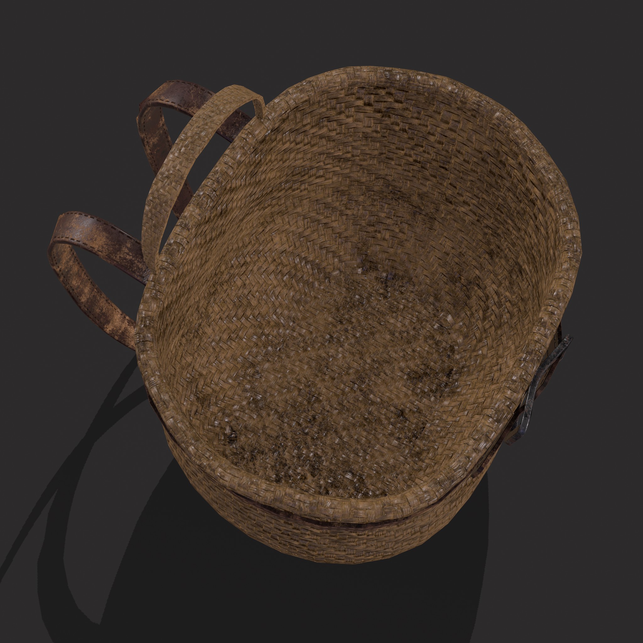 Woven Backpack Basket - 3D Model by Get Dead Entertainment