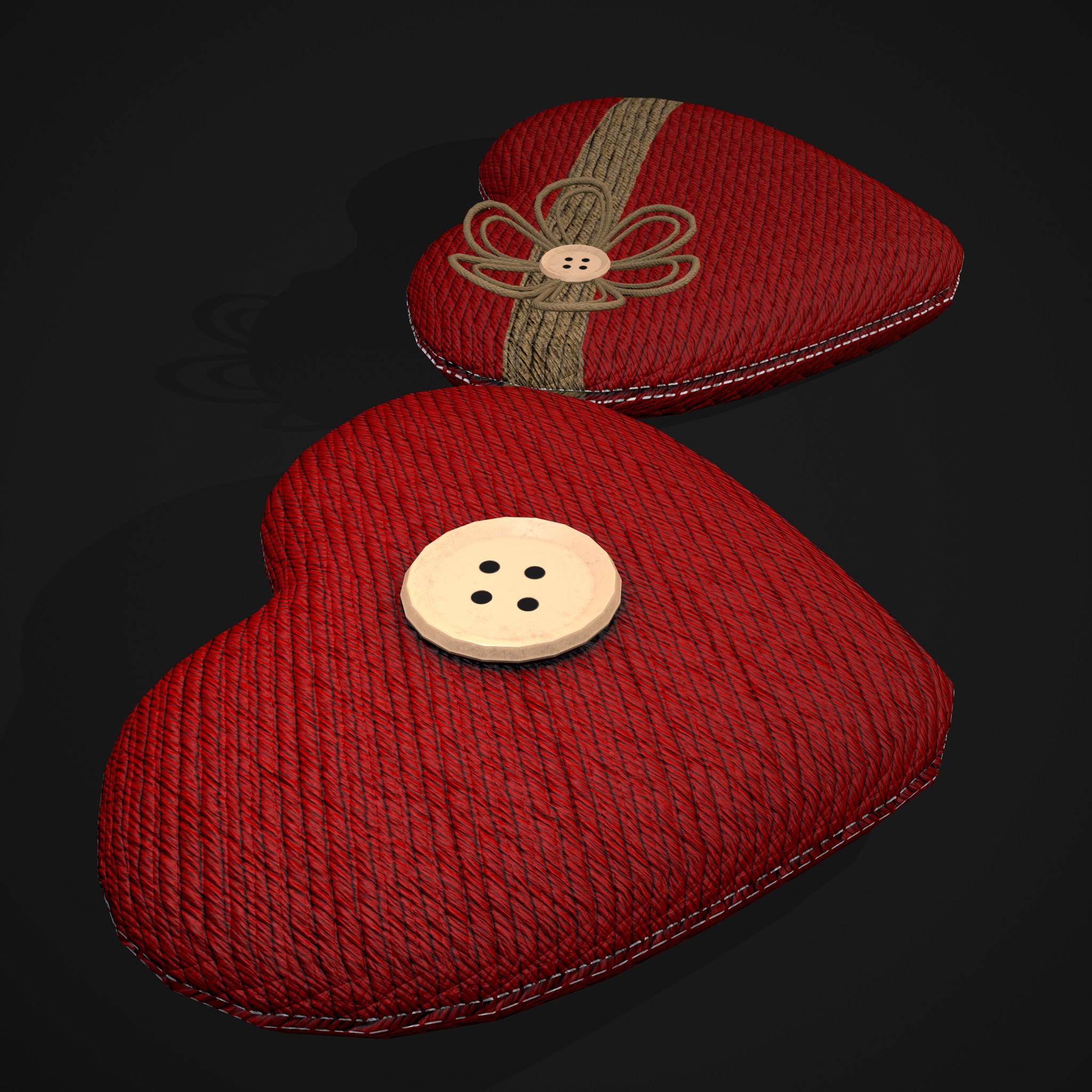 Wrapped Heart Gift - 3D Model by Get Dead Entertainment