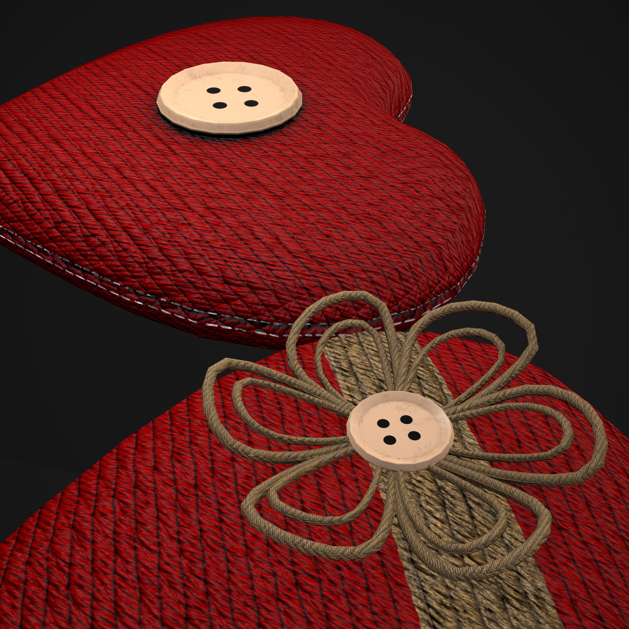 Wrapped Heart Gift - 3D Model by Get Dead Entertainment