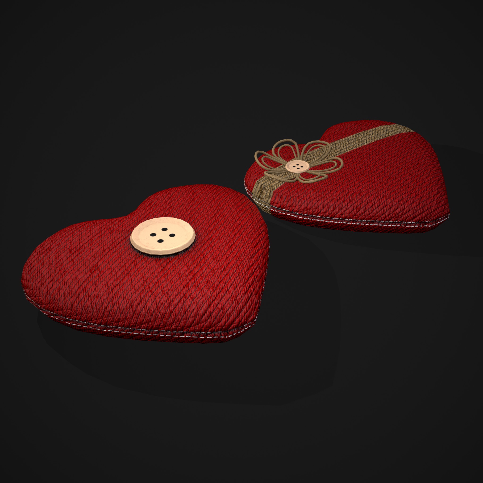 Wrapped Heart Gift - 3D Model by Get Dead Entertainment