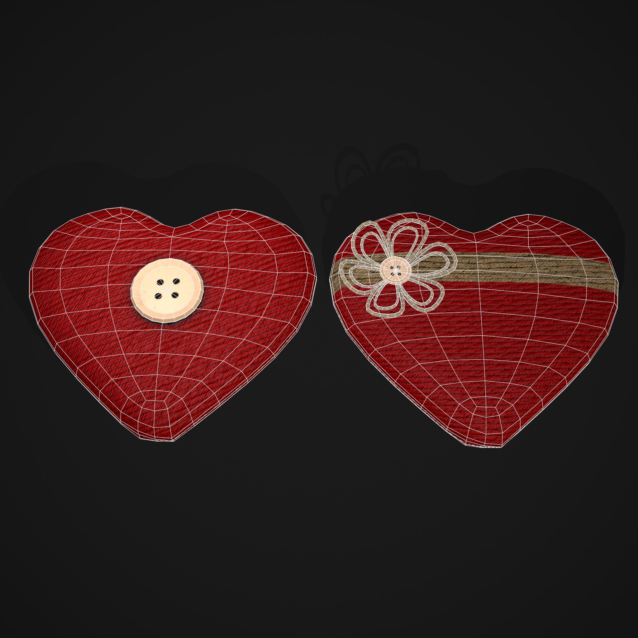 Wrapped Heart Gift - 3D Model by Get Dead Entertainment