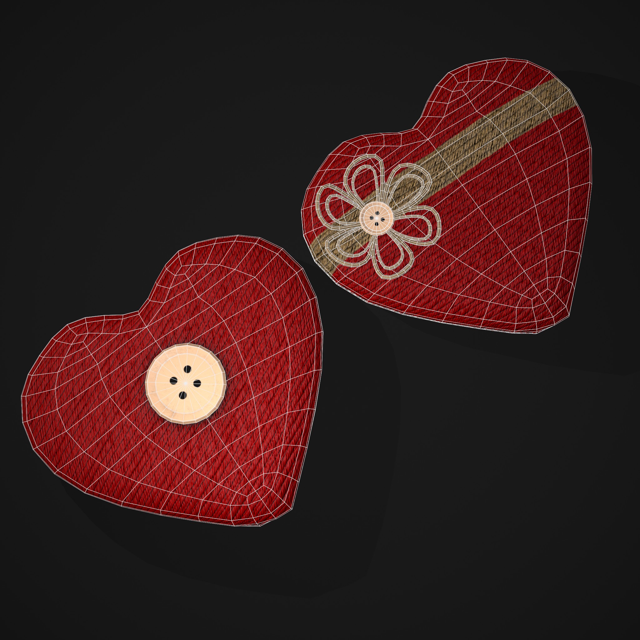 Wrapped Heart Gift - 3D Model by Get Dead Entertainment