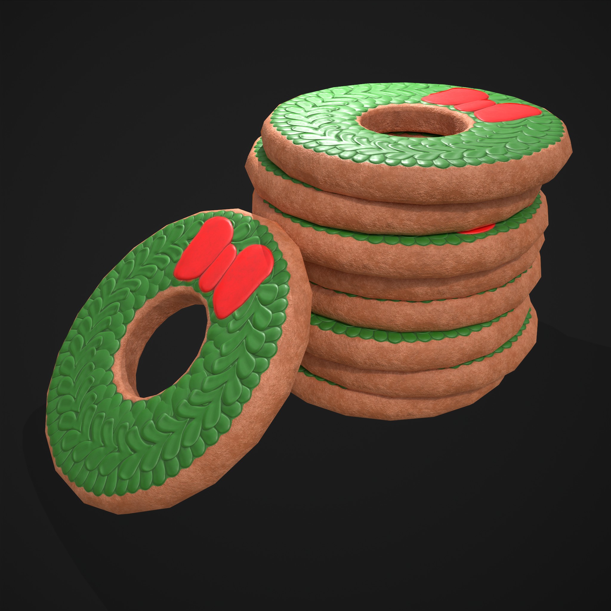 Wreath Cookie - 3D Model by Get Dead Entertainment