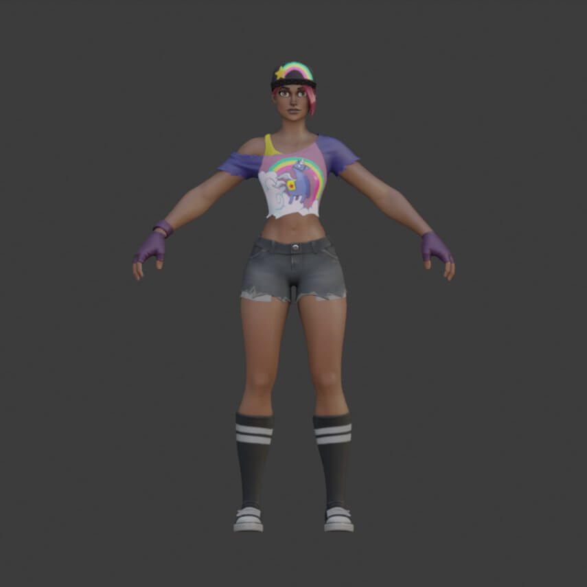 Beach Bomber From Fortnite - 3D Model by geumy
