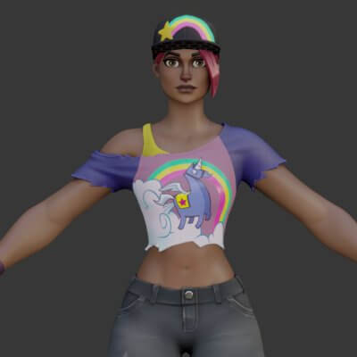 Beach Bomber From Fortnite - 3D Model by geumy