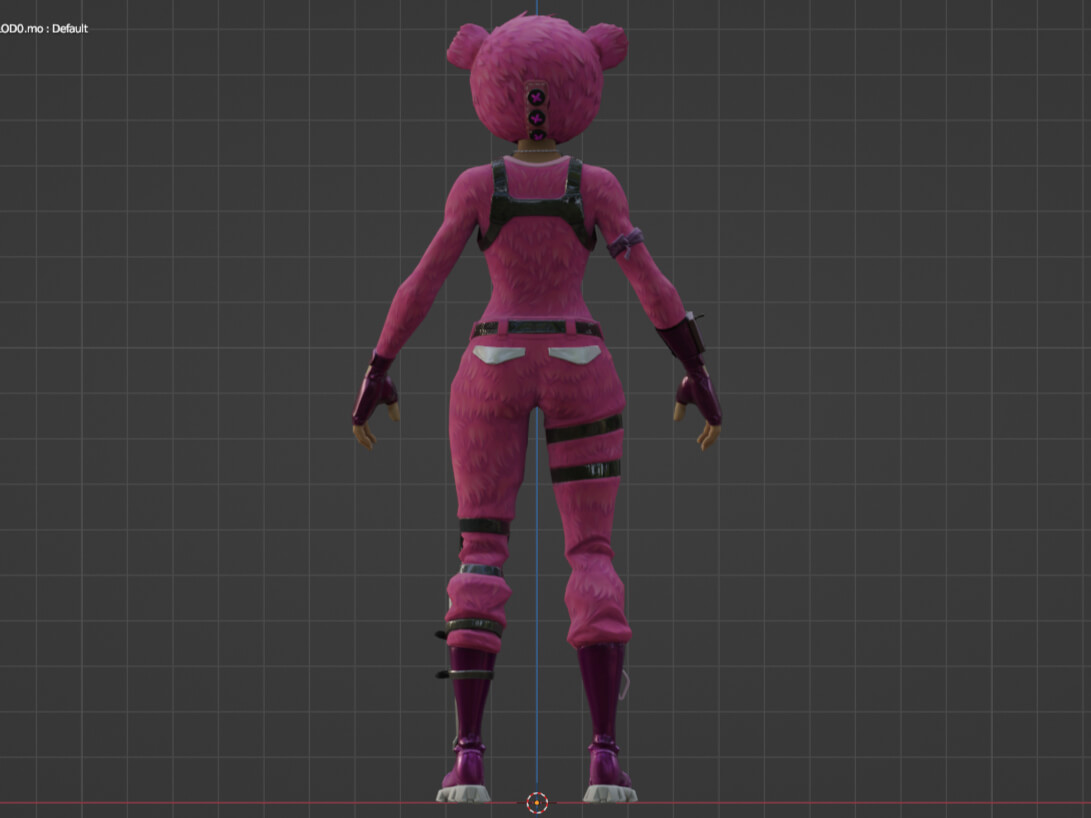 Cuddle Team Leader From Fortnite - 3D Model by geumy