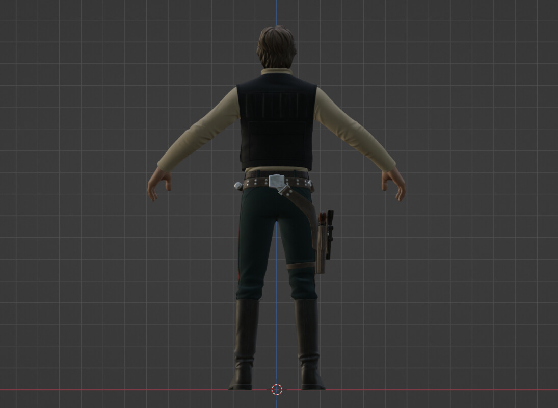 Han Solo From Fortnite - 3D Model by geumy