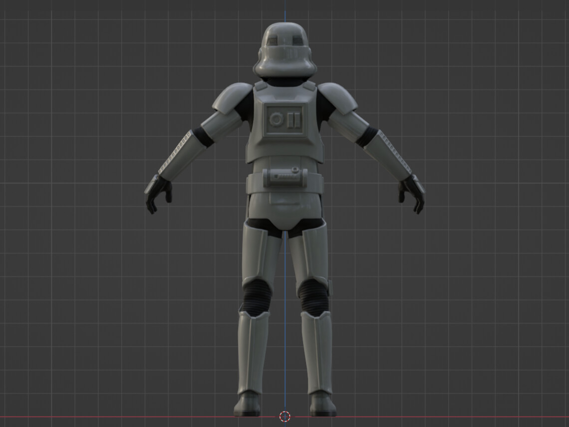 Imperial Stormtrooper - 3D Model by geumy