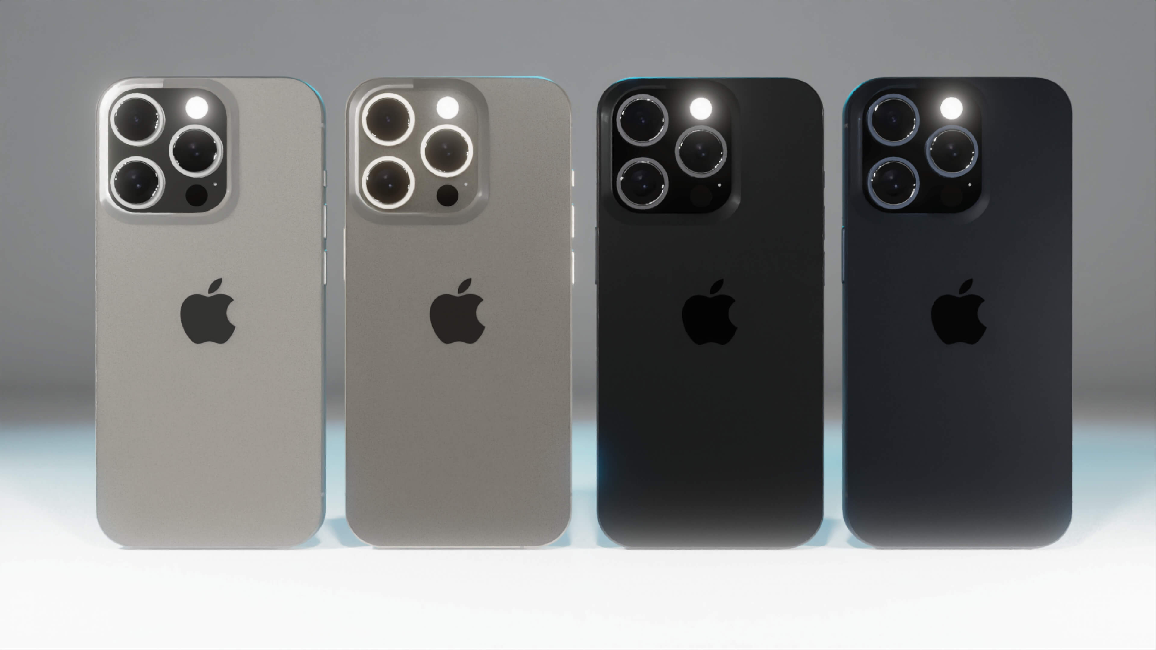 iPhone 15 Pro All Colors - 3D Model by geumy