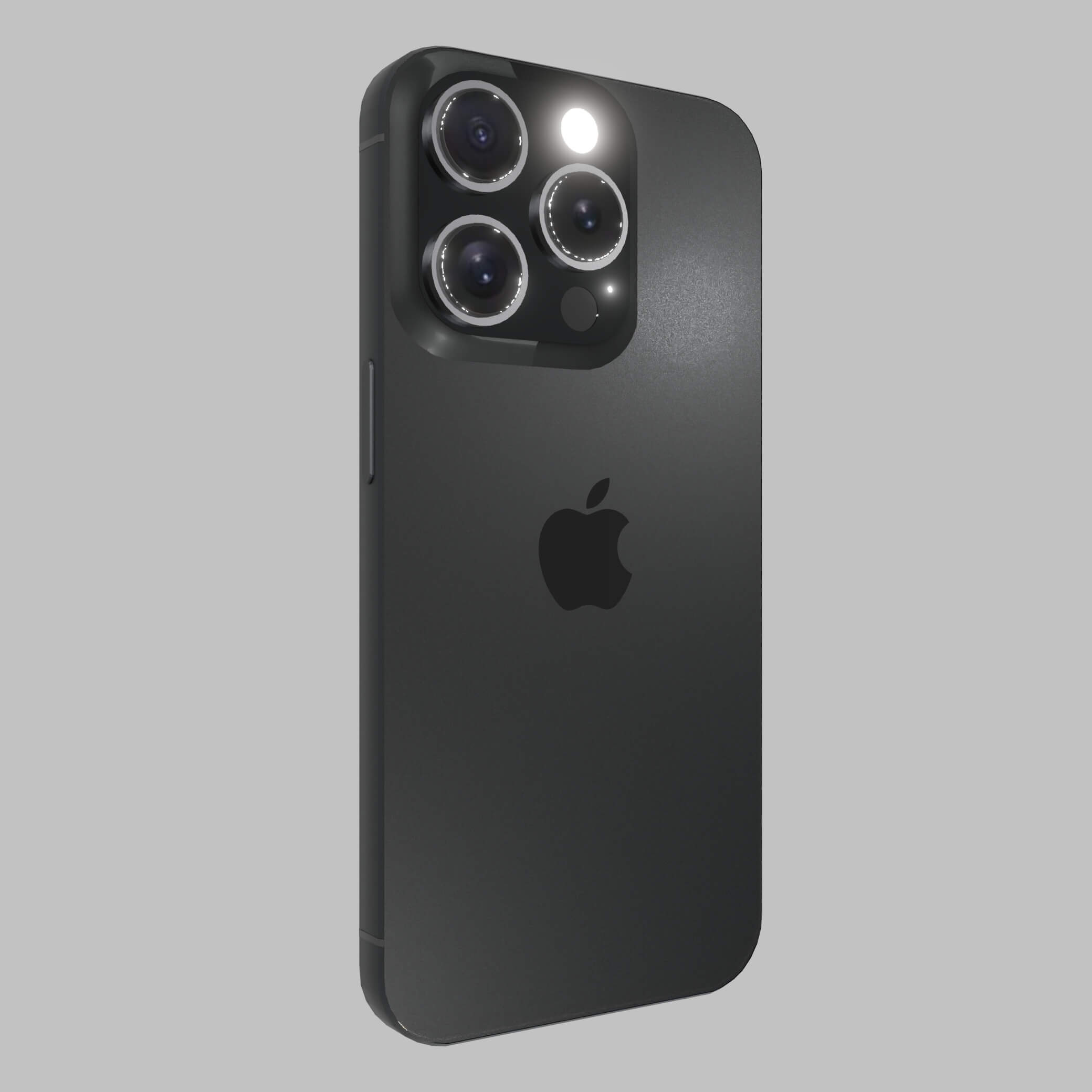 iPhone 15 Pro Black Titanium - 3D Model by geumy