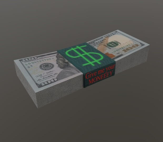 Money - 3D Model by gggerageroin