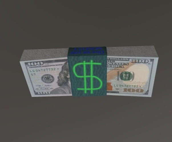 Money - 3D Model by gggerageroin